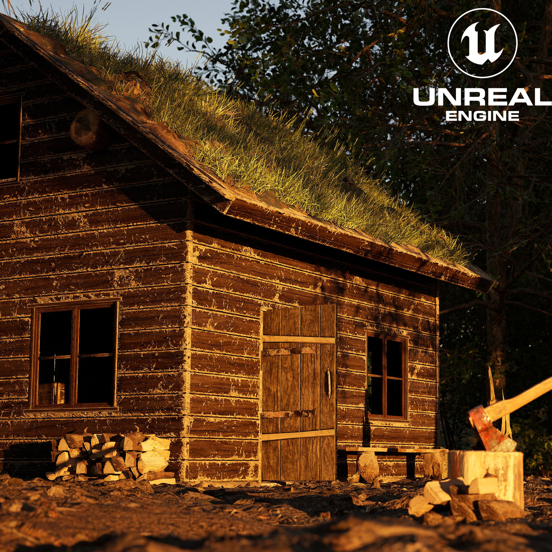 ArtStation - Mountain hut