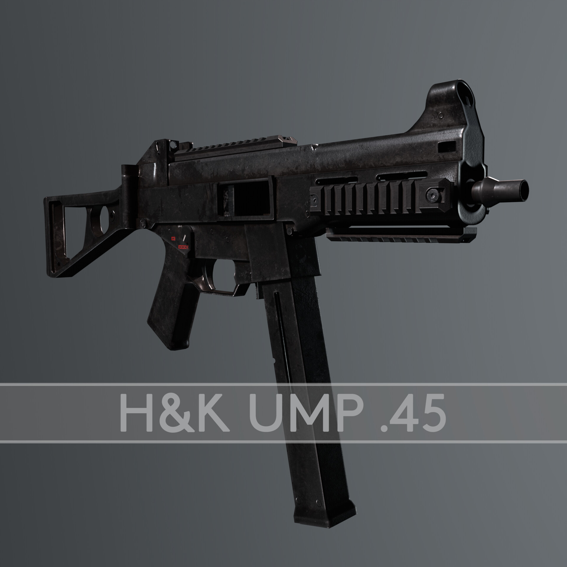 ArtStation - Heckler & Koch - UMP .45