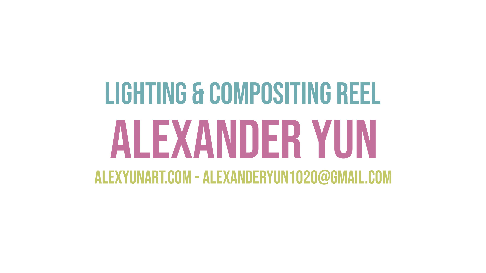 ArtStation - Lighting & Compositing Reel 2023