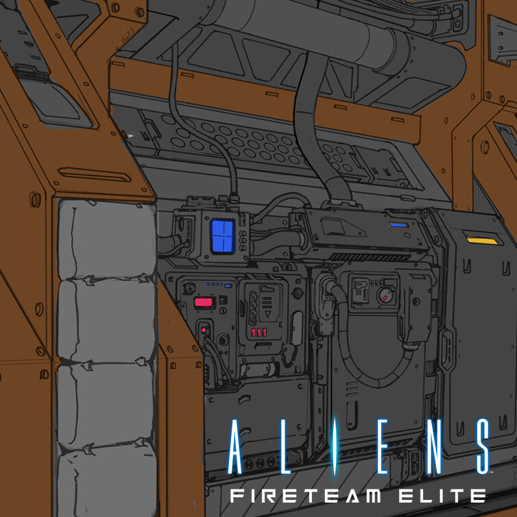 ArtStation - Aliens Environment Callouts