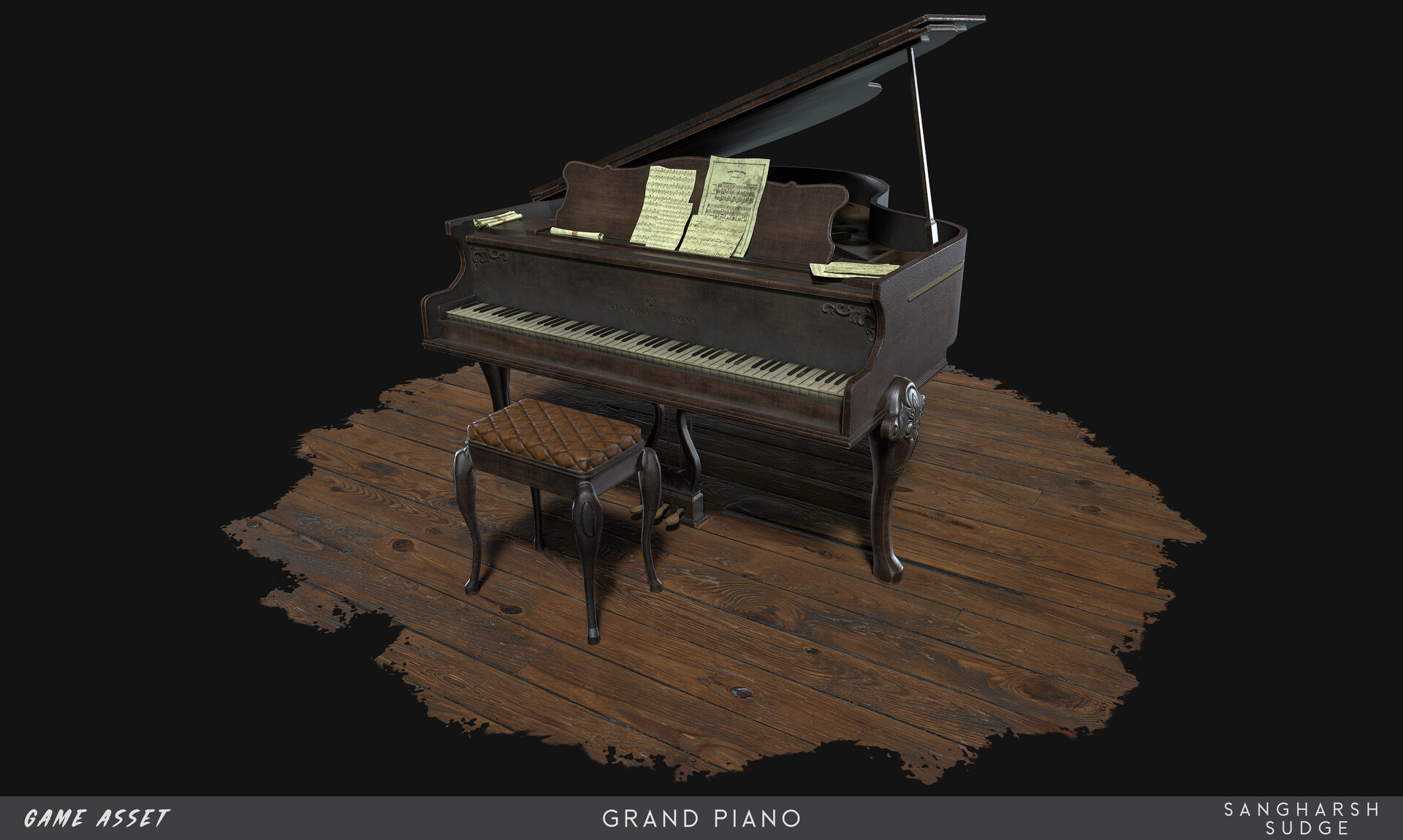 ArtStation - Grand Piano