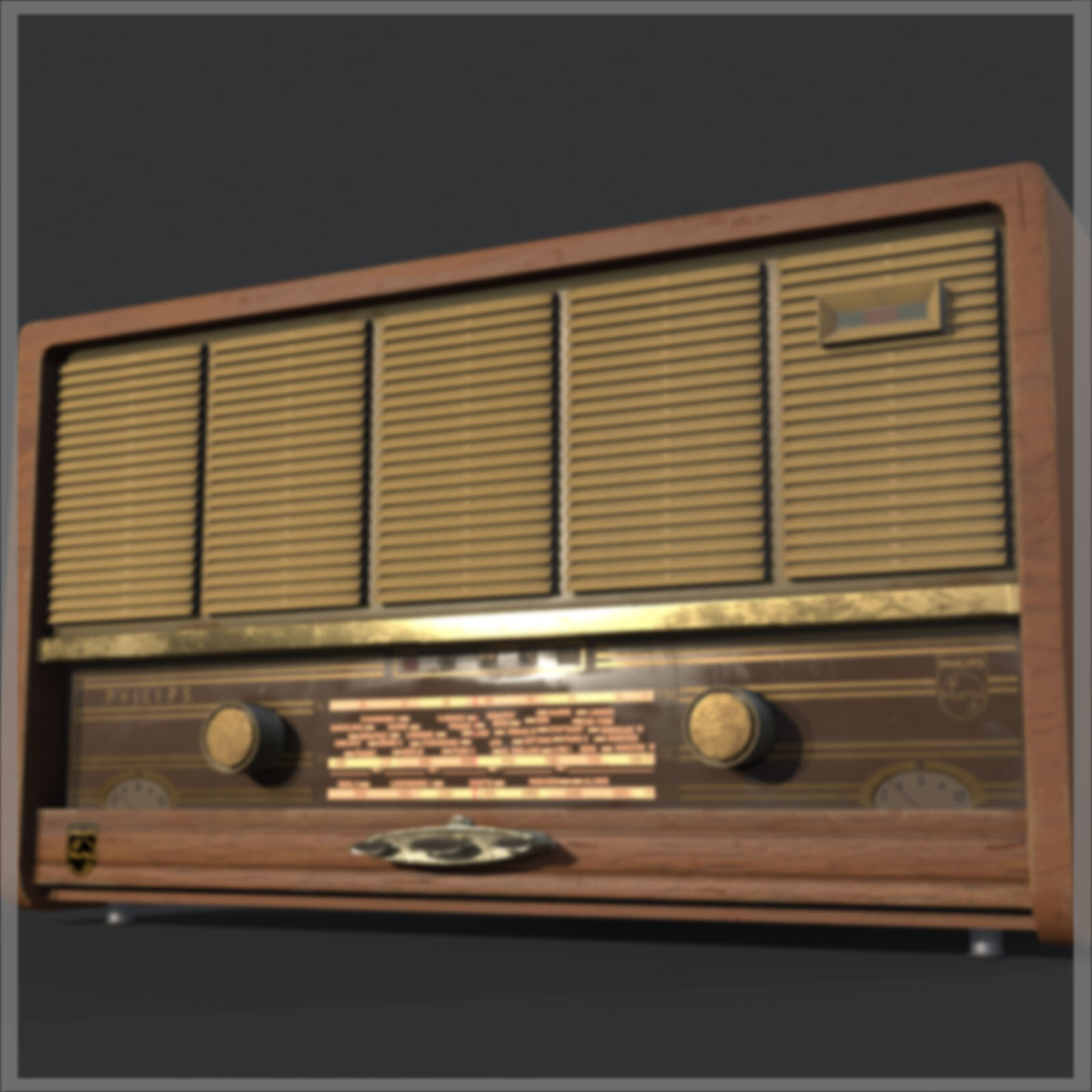 ArtStation - 60's Old Radio