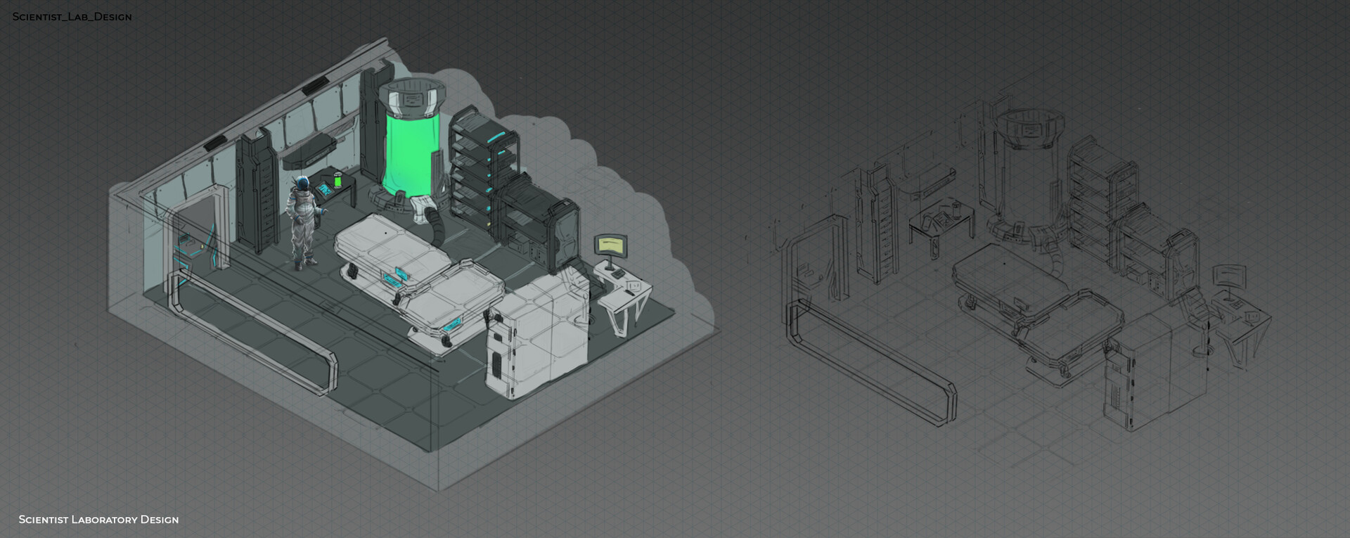 ArtStation - Lab Environment "Test Subject"