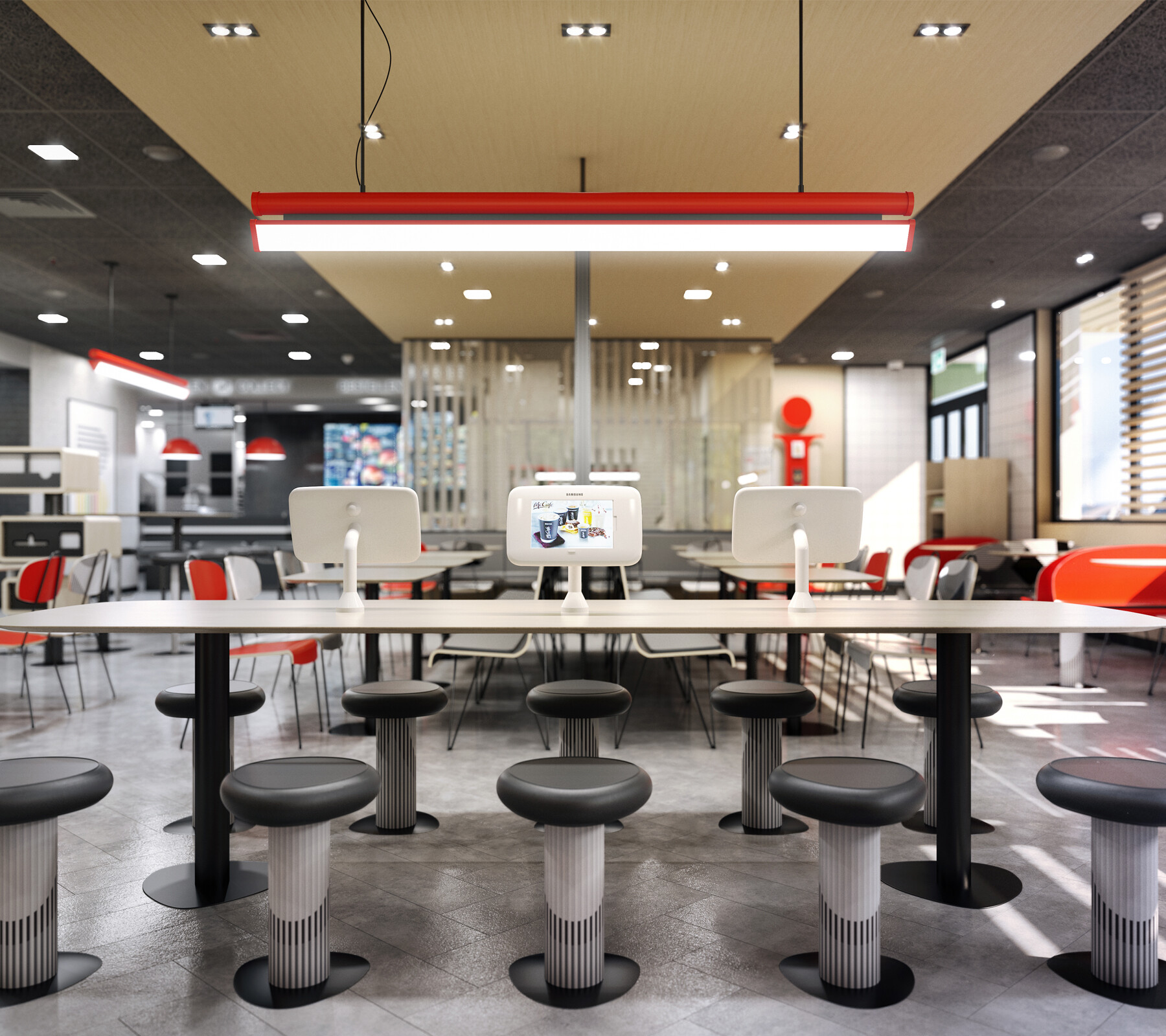 ArtStation - McDonald's Geometry Design in Noerten Hardenberg Germany