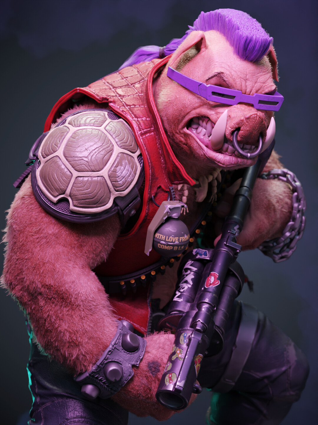 ArtStation - Bebop TMNT