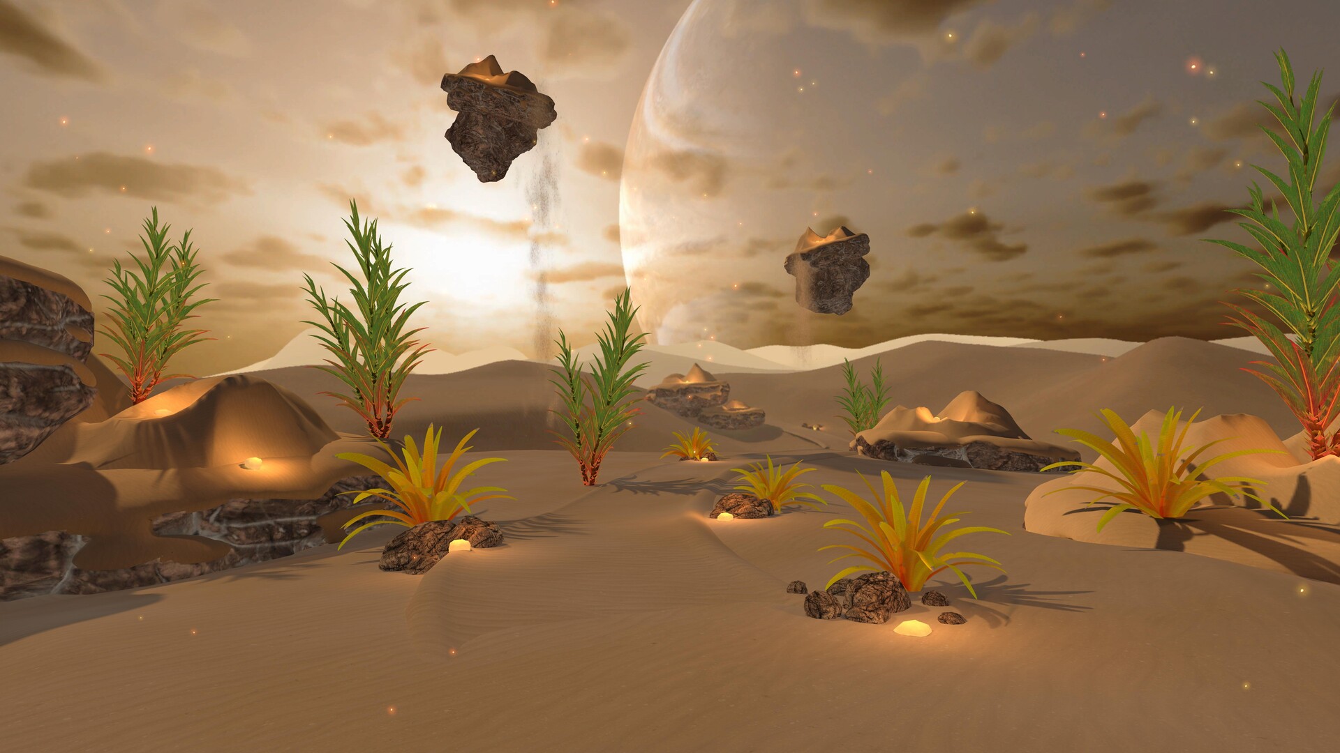 ArtStation - Desert Glow | Oculus Quest VR Scene - Mindway