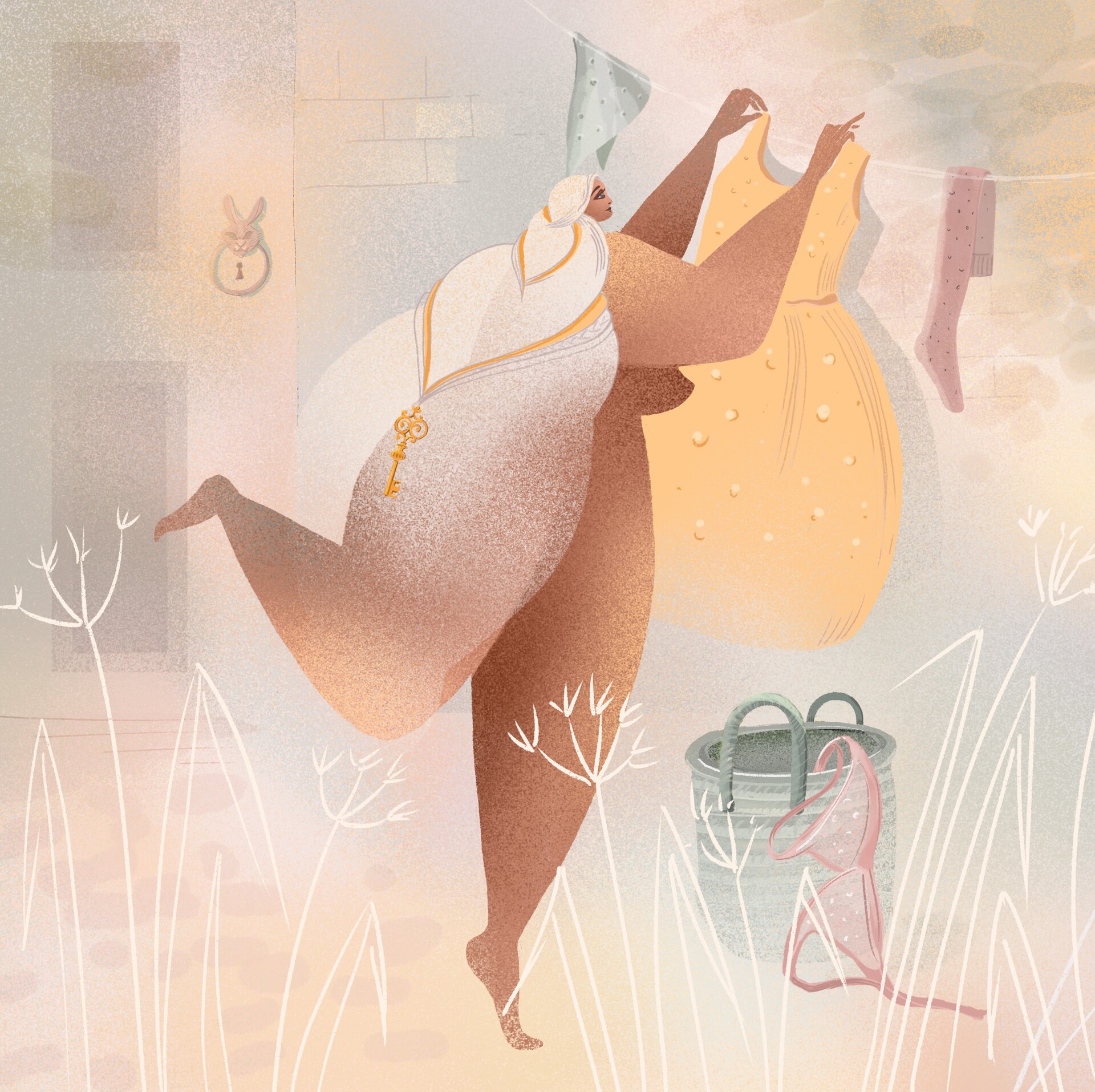 ArtStation - Magic maidens in light colors