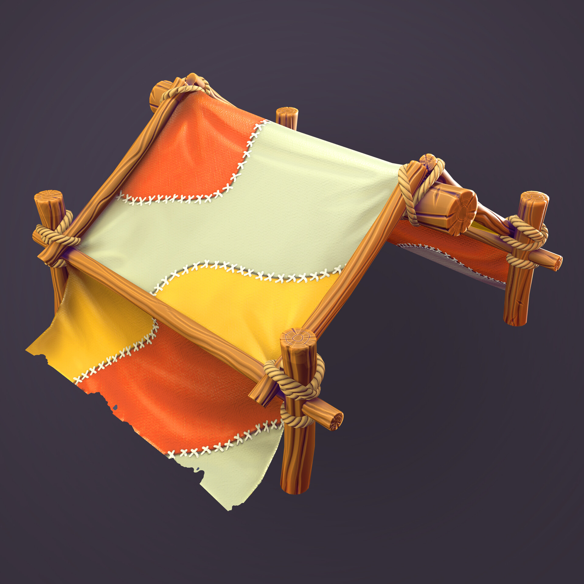 ArtStation - Stylized Tent
