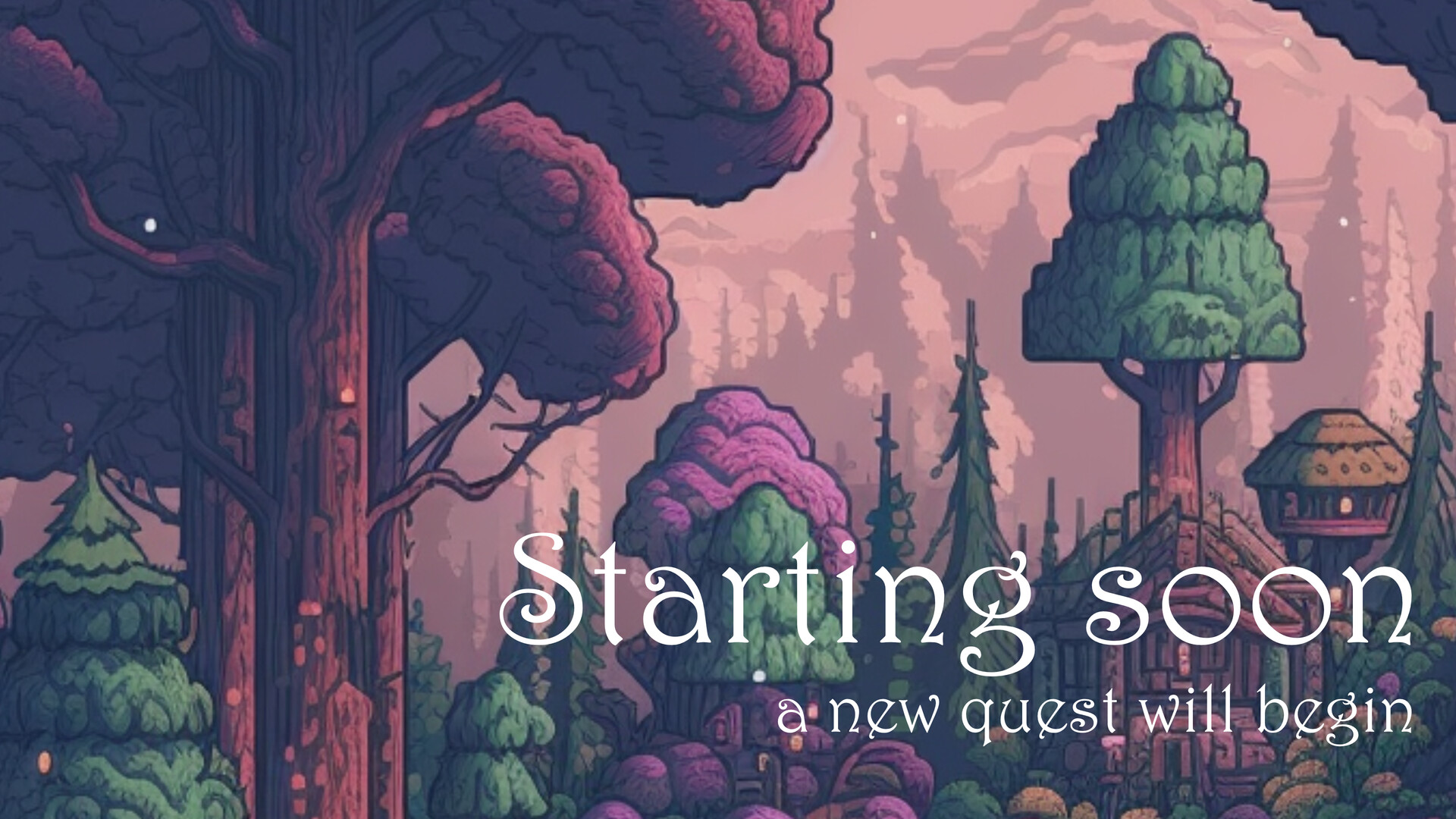 ArtStation - Twitch scenes - Pixel forest