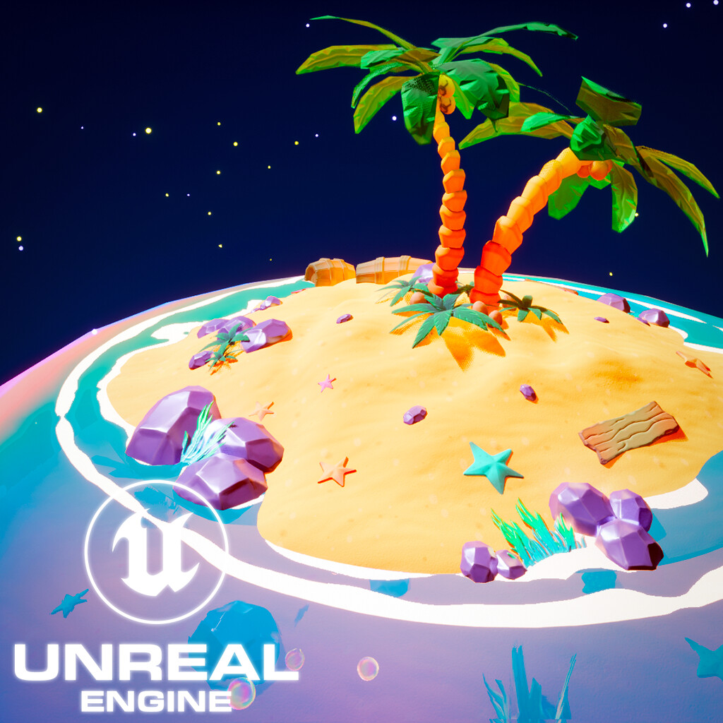 ArtStation - Star Cluster Island