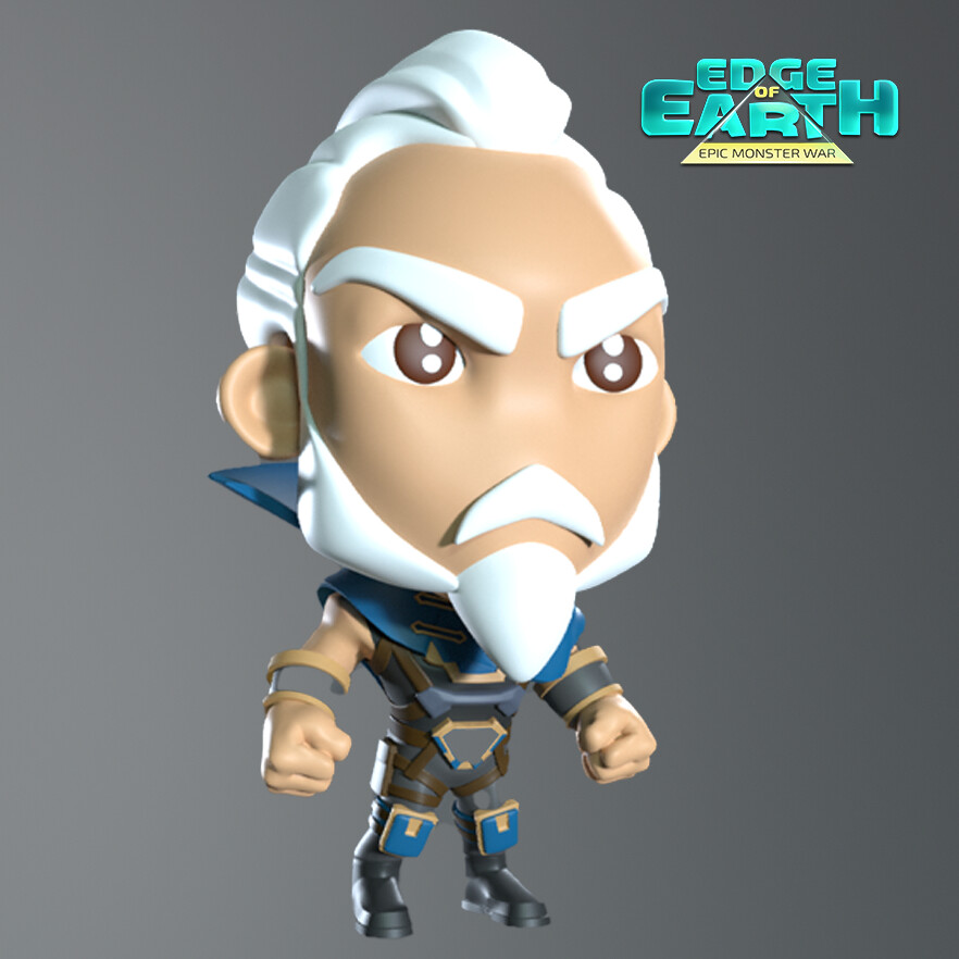 ArtStation - Edge Of Earth Bobblehead Trophies