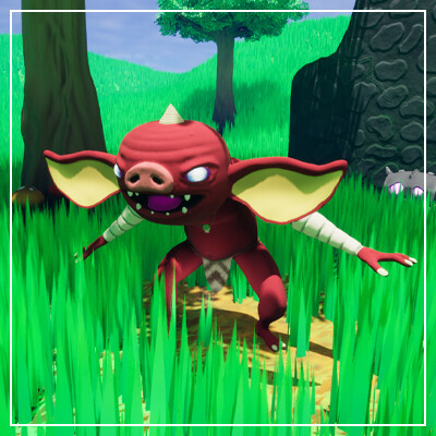 ArtStation - Diorama Bokoblin - 3D Modeling