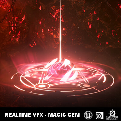 ArtStation - THE MAGIC GEM- REALTIME VFX