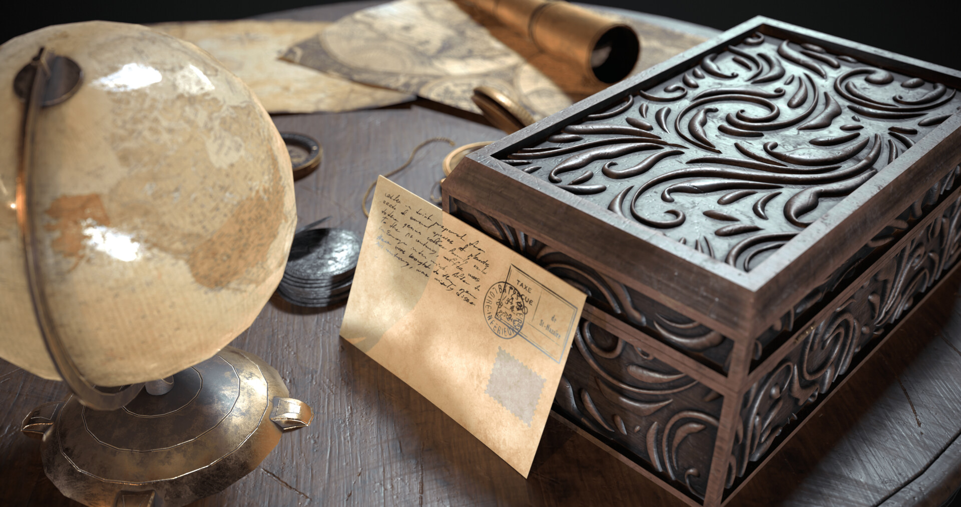 ArtStation - The Explorer's Table