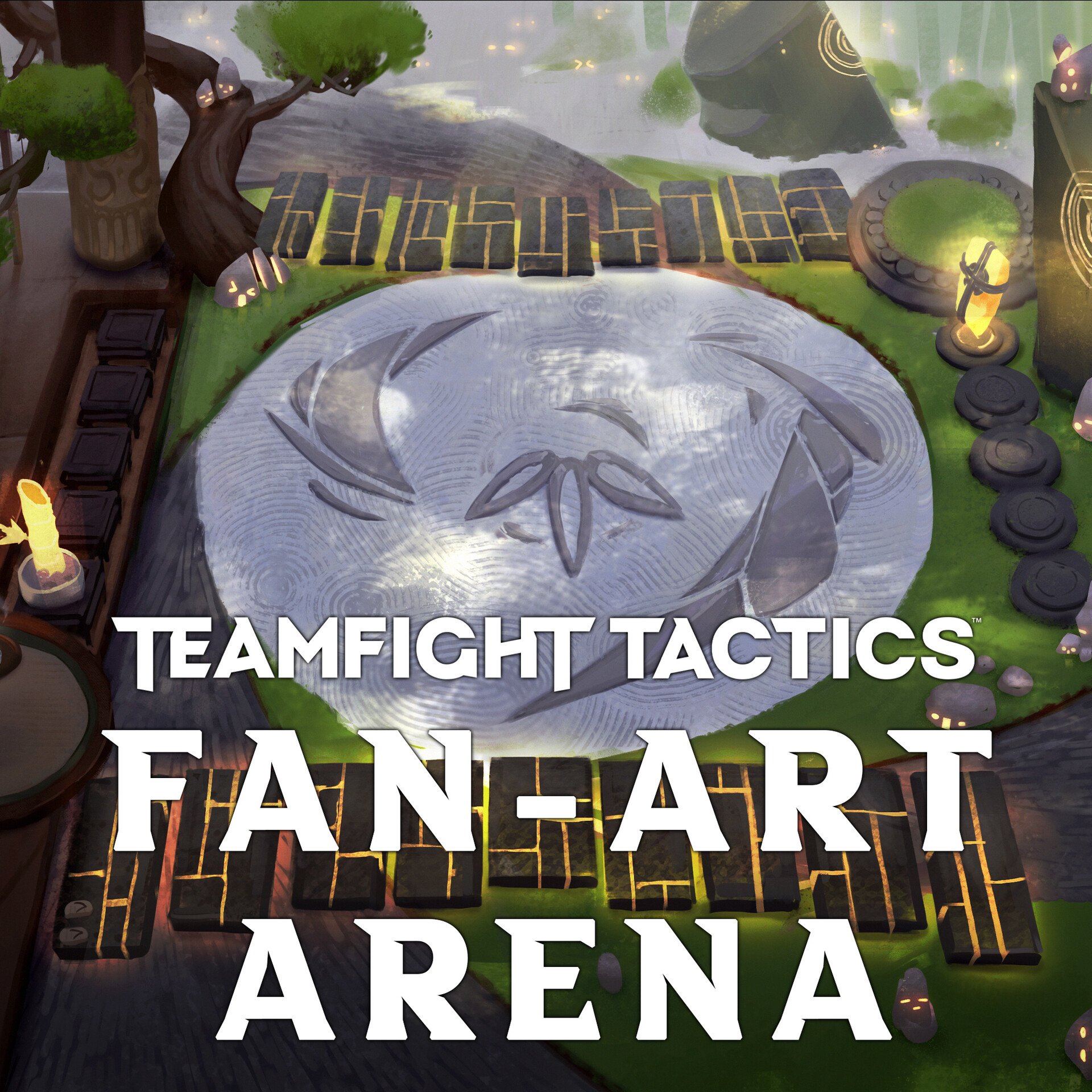 ArtStation - Teamfight Tactics - Arena Fan Art: "Quiet Garden"