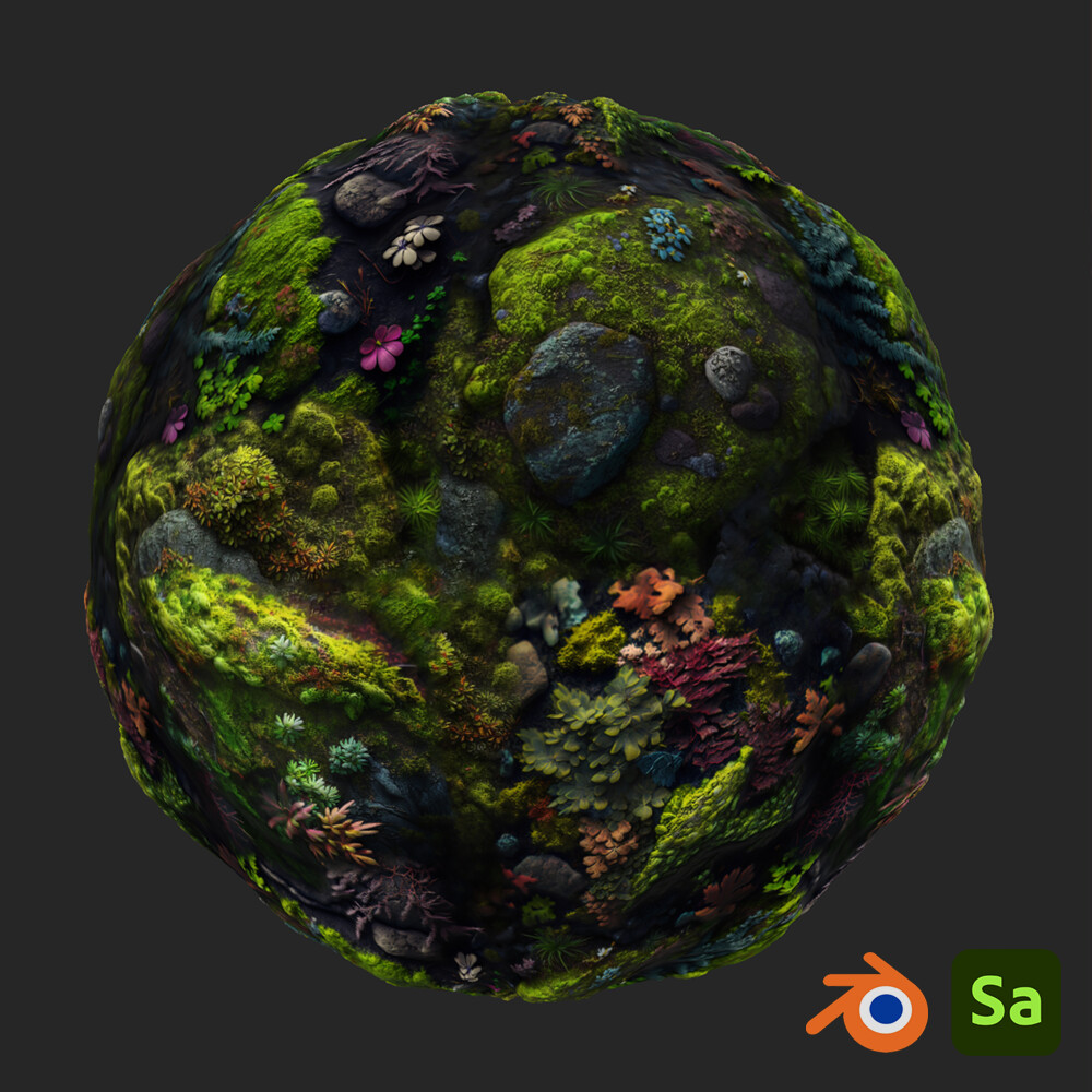 ArtStation - Forest Moss Material