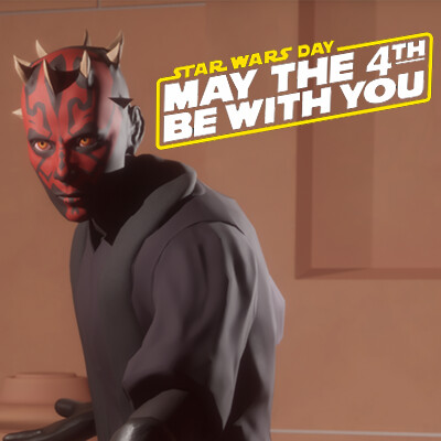 ArtStation - Darth Maul - May the 4th be with you