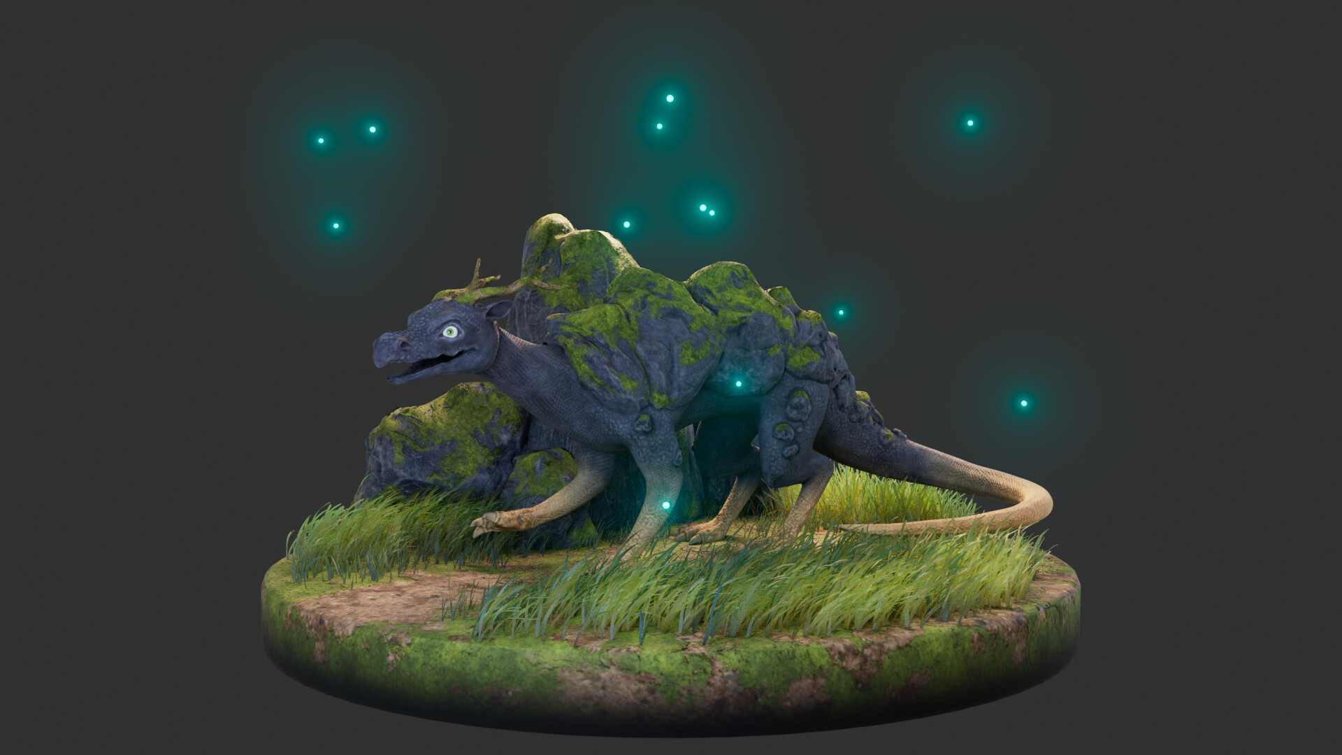 ArtStation - Forest Dragon - Creature Design