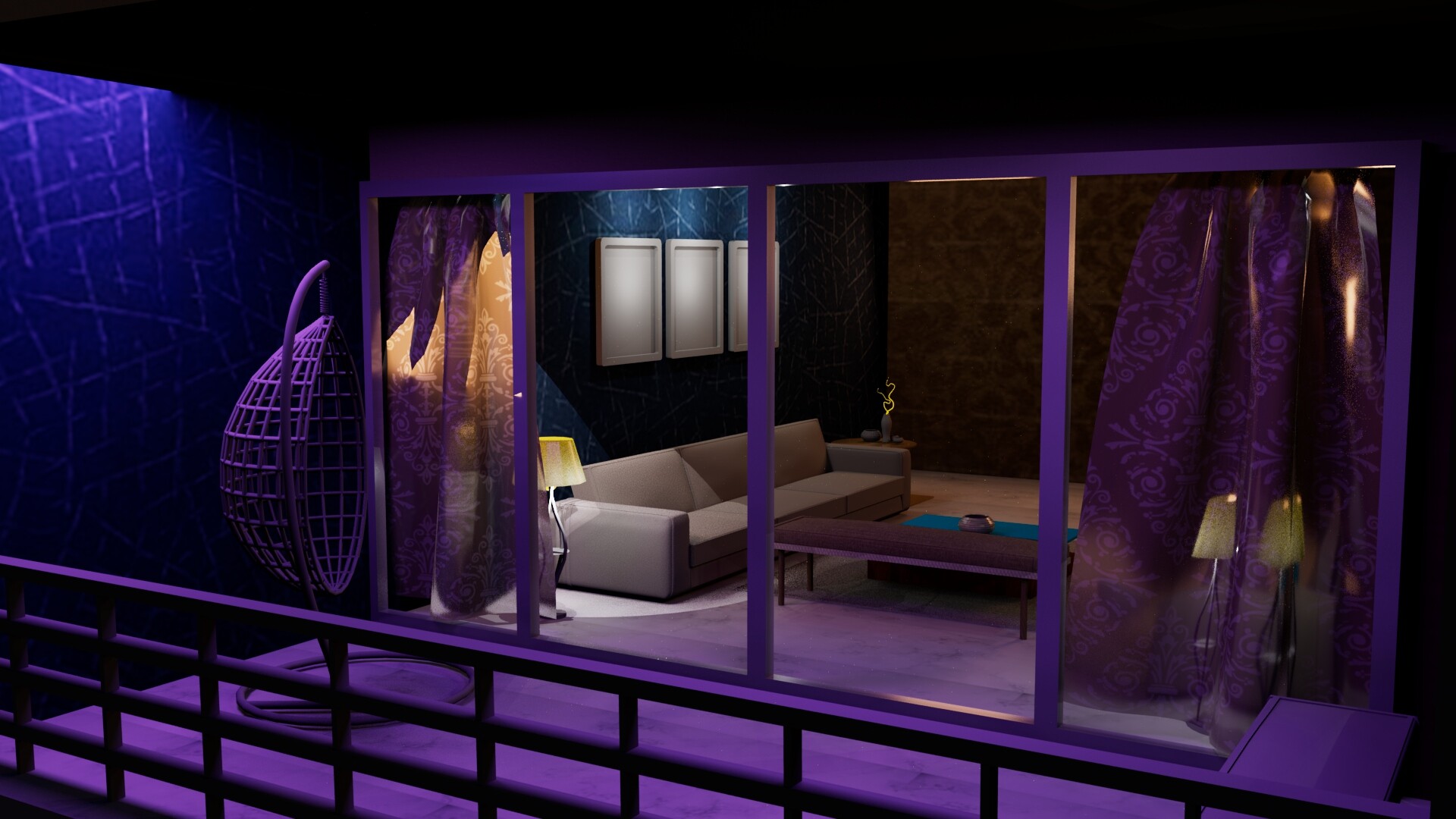 ArtStation - Night room environment