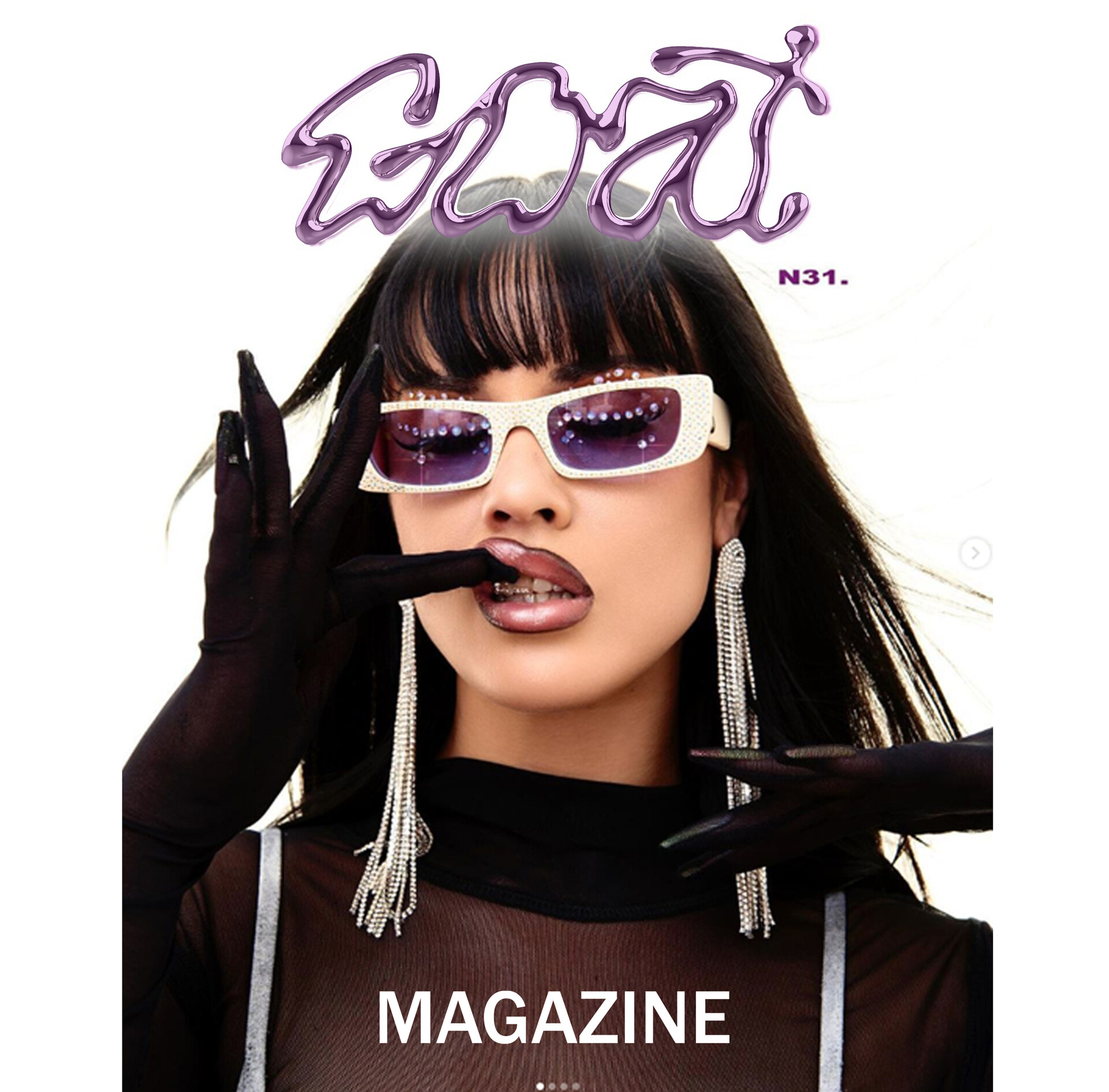 ArtStation - GOAT Magazine 3D Logo