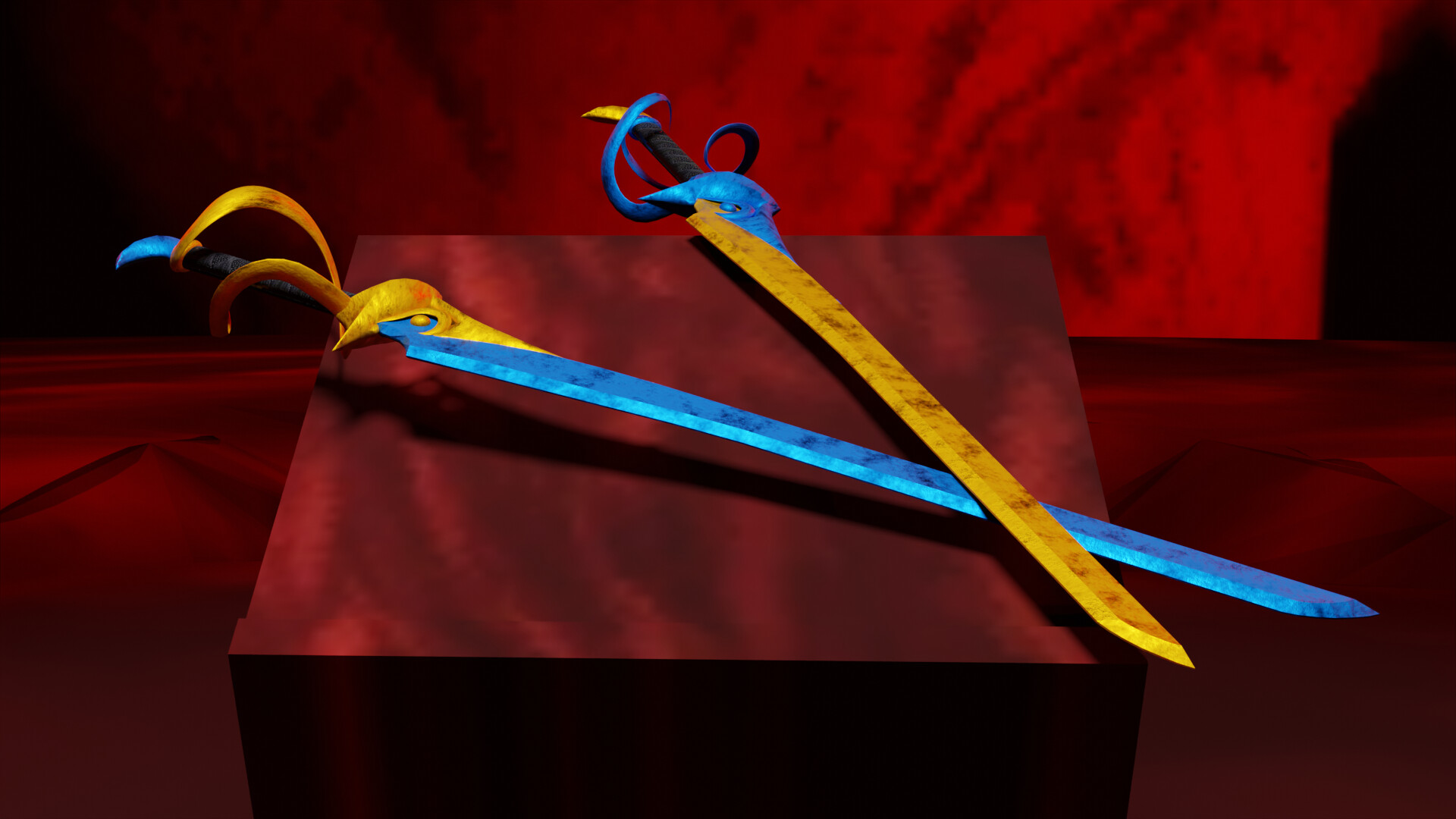 ArtStation - Gabriel's Swords FanArt Render