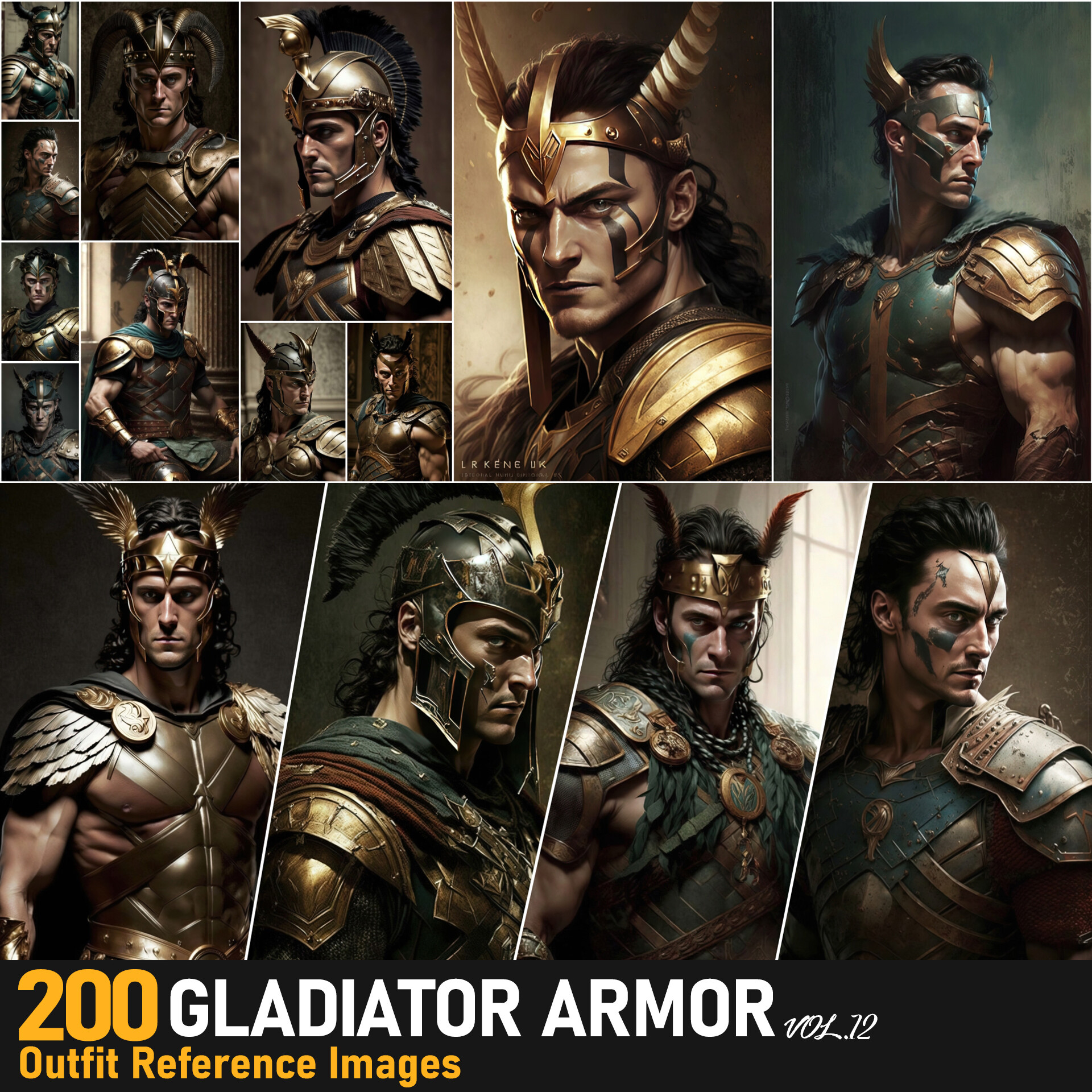 ArtStation - Gladiator Armor VOL.12|4K Reference Images