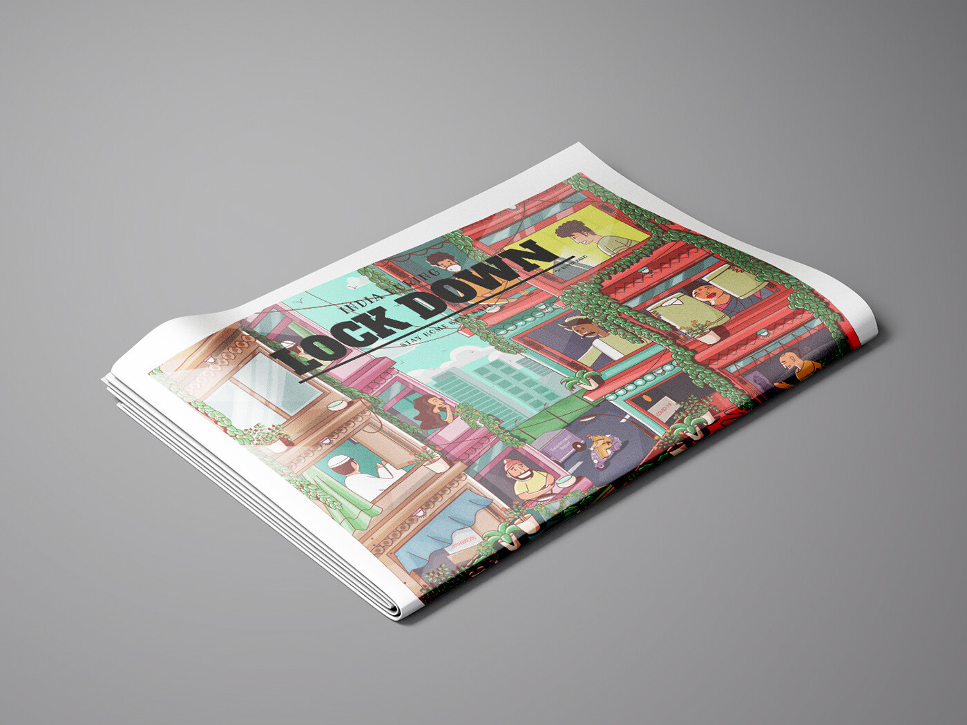 ArtStation - Lock Down India