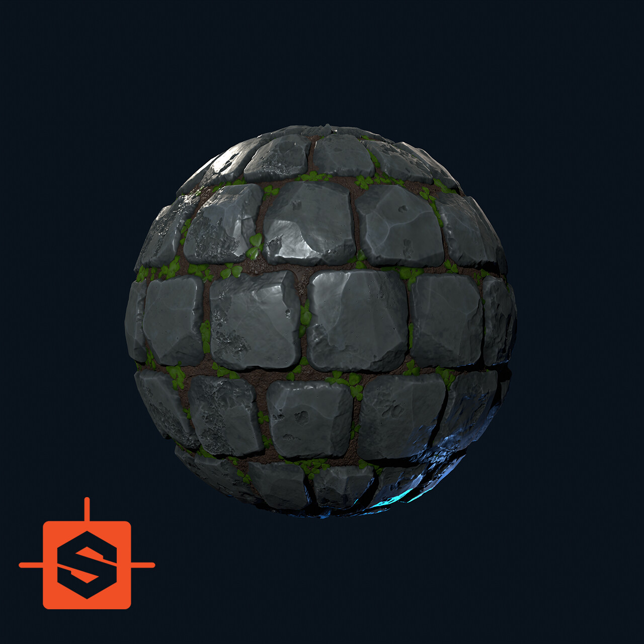 ArtStation - Cobblestone With Clovers