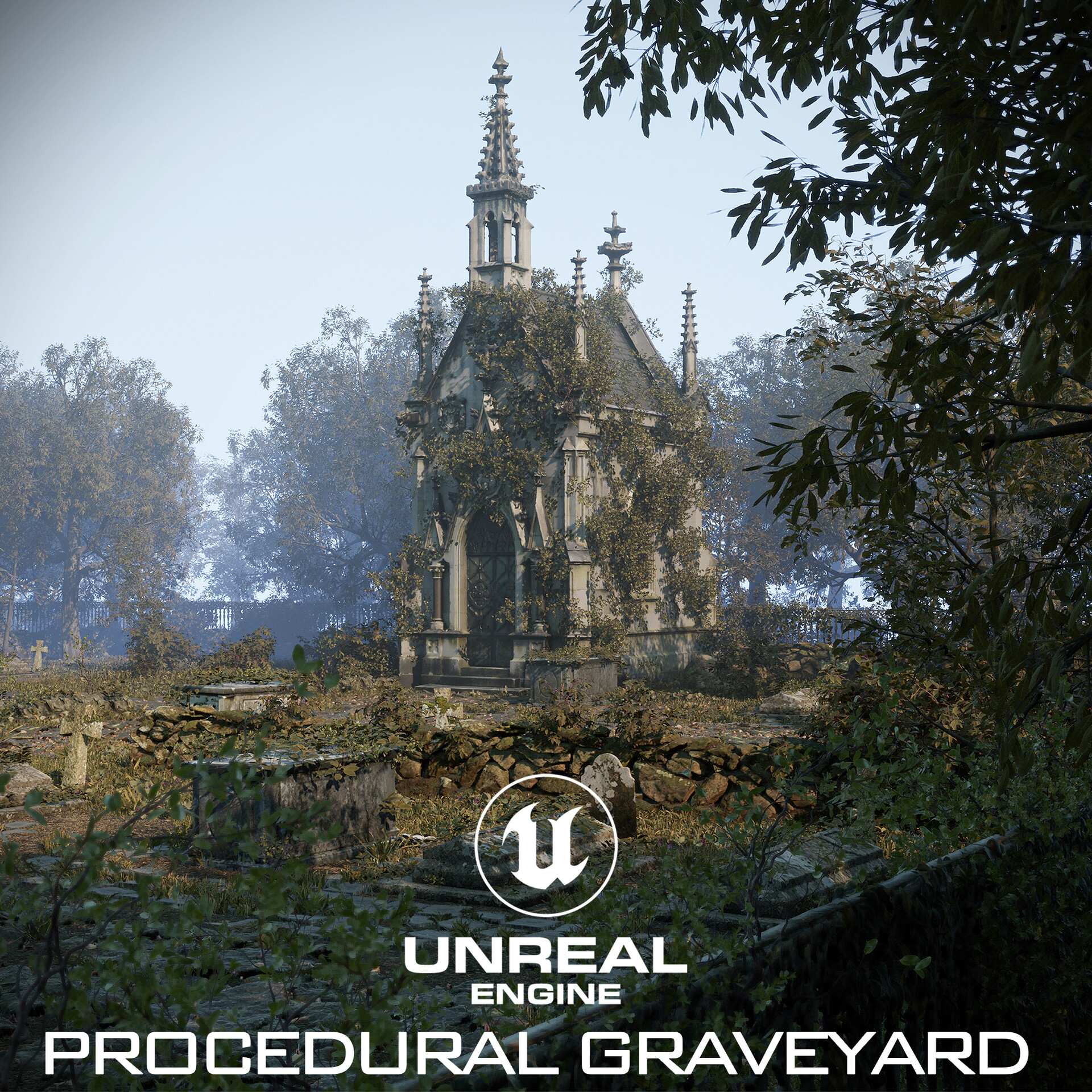 ArtStation - ARPG Graveyard - Procedural Environment UE5.2