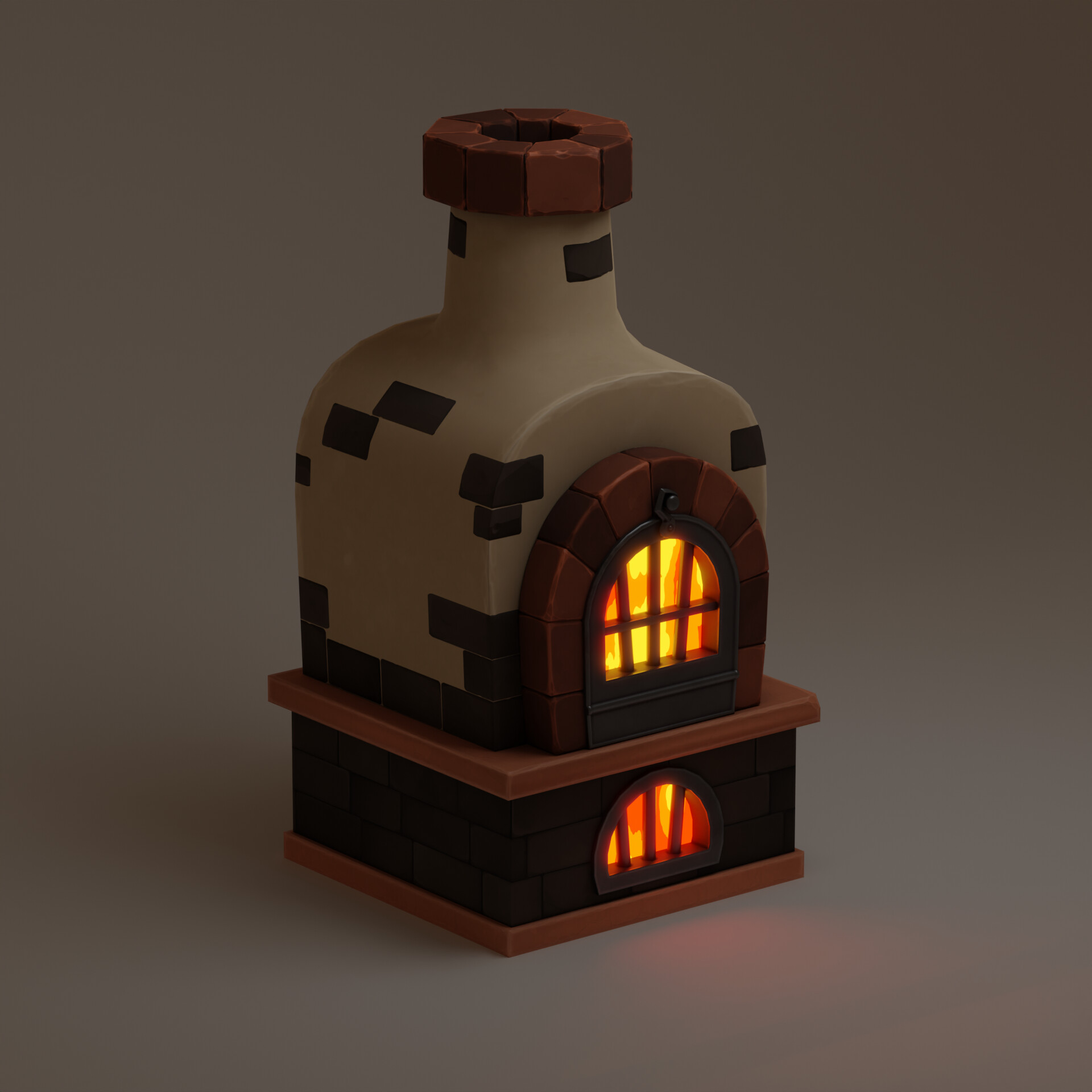 ArtStation - Cute Stone Oven