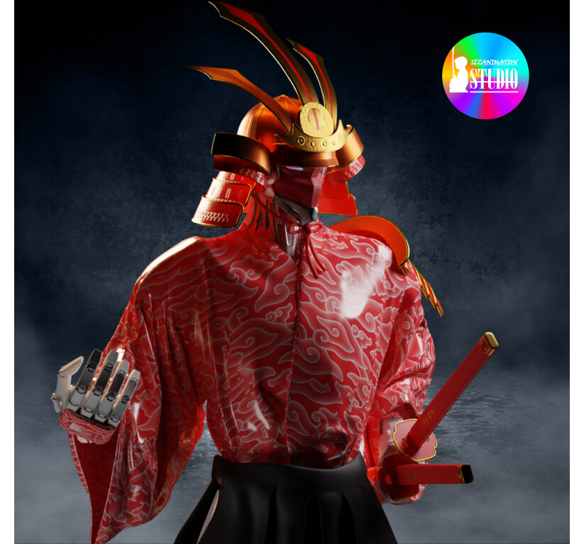 ArtStation - Robot Samurai