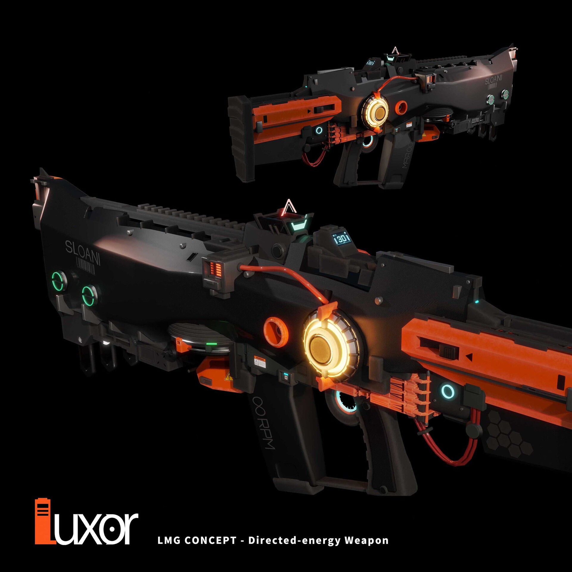 ArtStation - LUXOR - LMG Concept