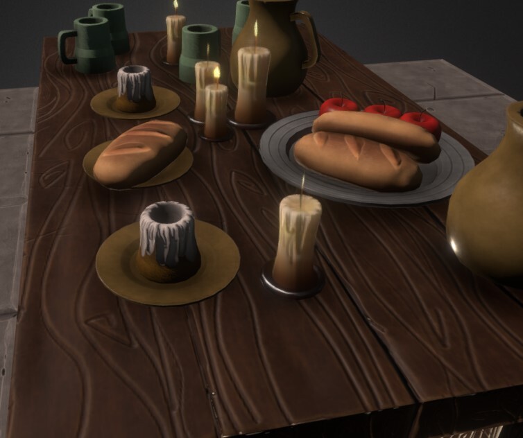 ArtStation - Simple Tavern Table