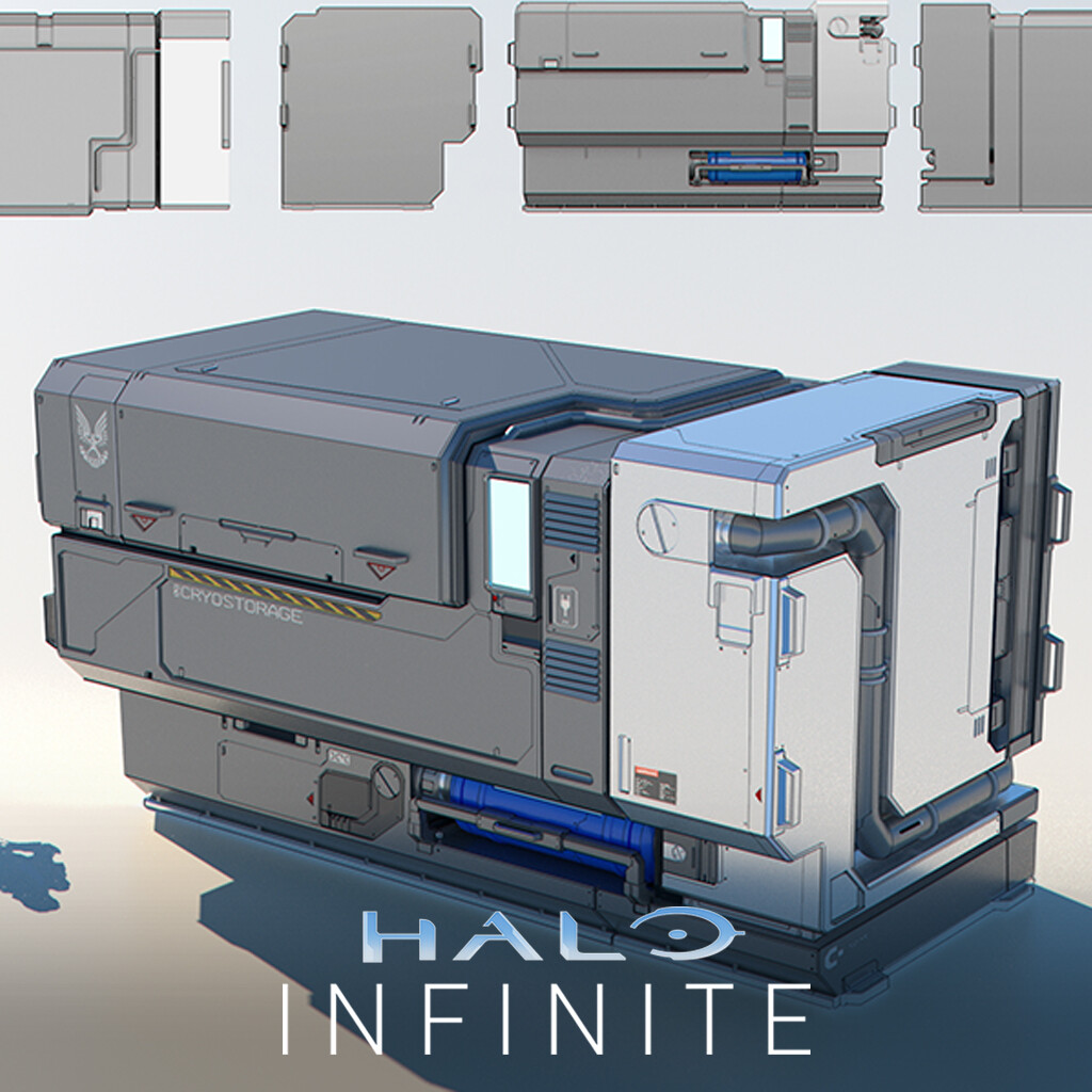 ArtStation - Halo Infinite: Season 3 Cryo Storage Container