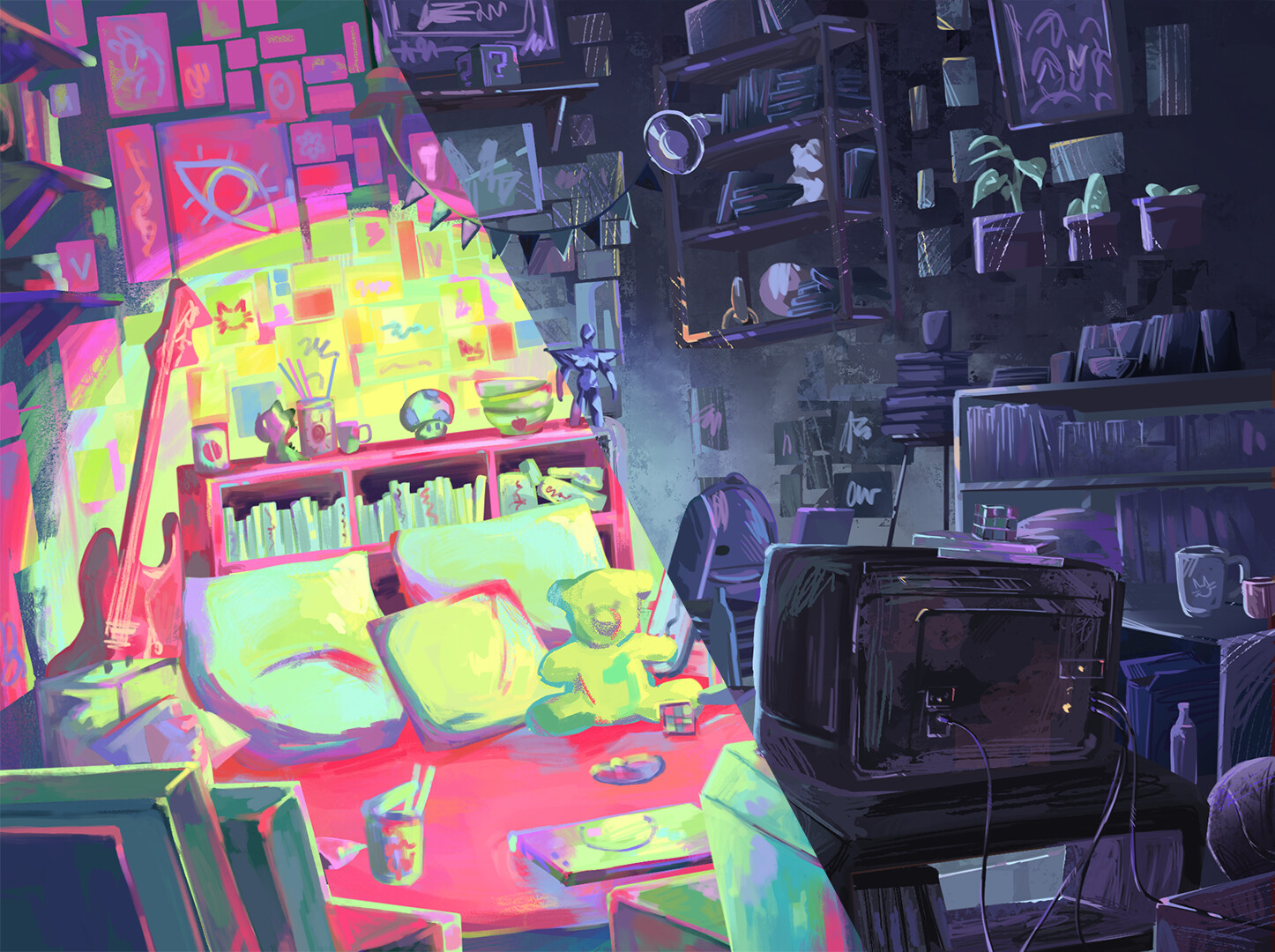 ArtStation - OUTBURST SHORT FILM - BACKGROUND CONCEPT