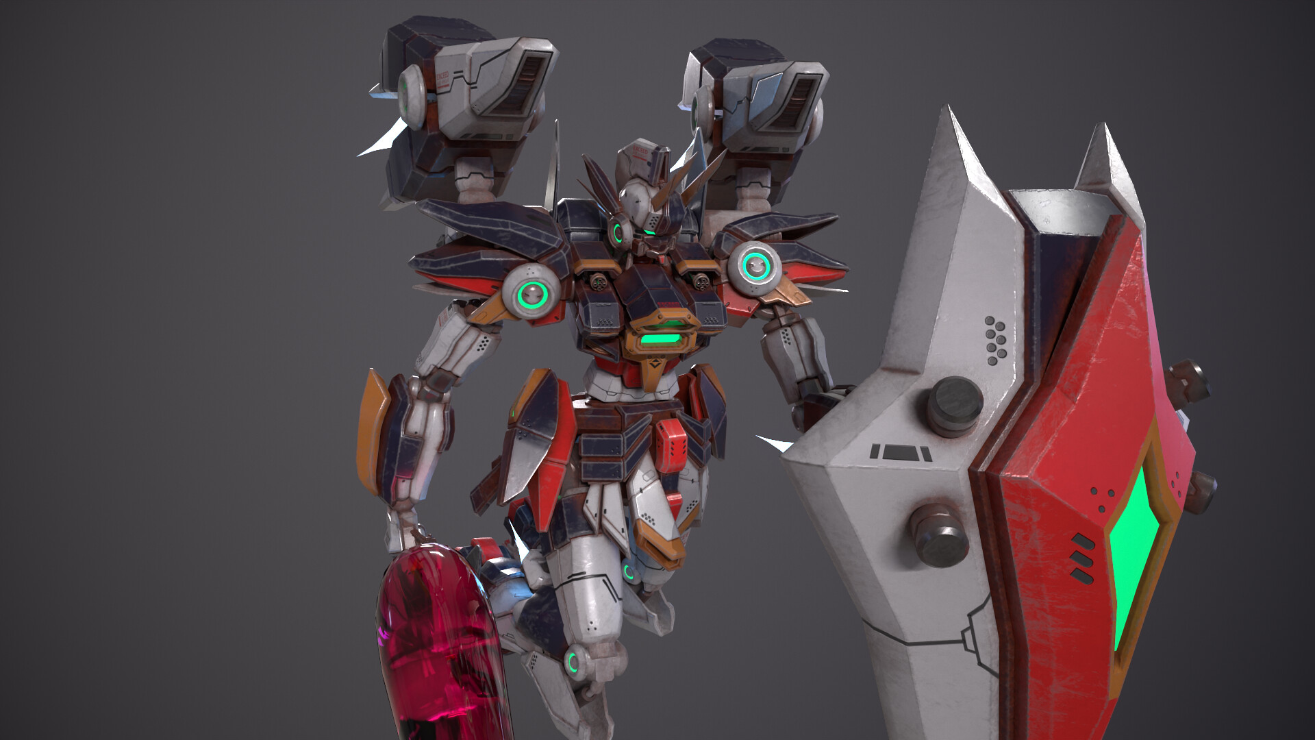 ArtStation - EXCEED A.B. Knight - Mecha Concept