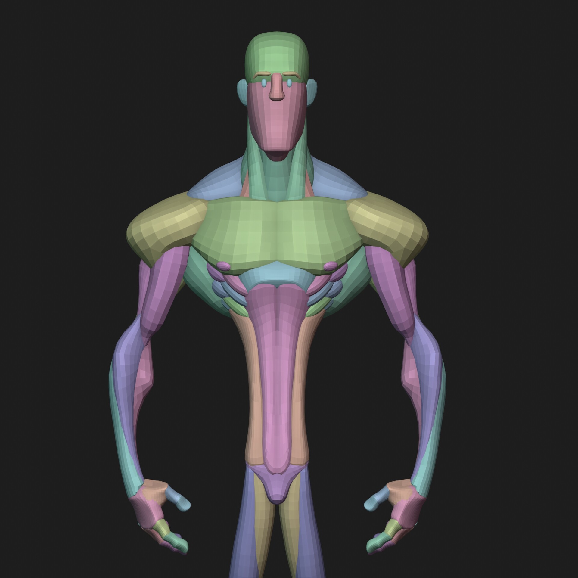 ArtStation - Cartoon Anatomy Blockout