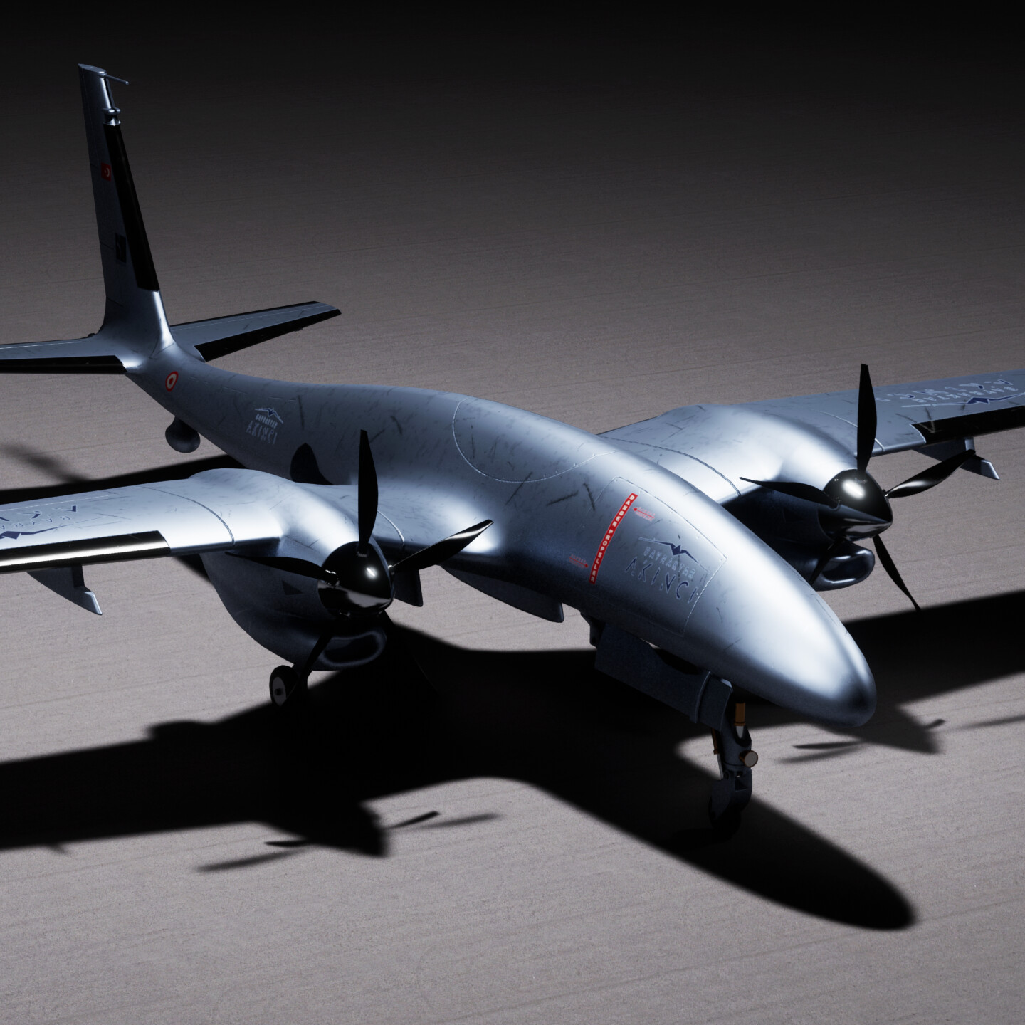 ArtStation - Akinci UCAV