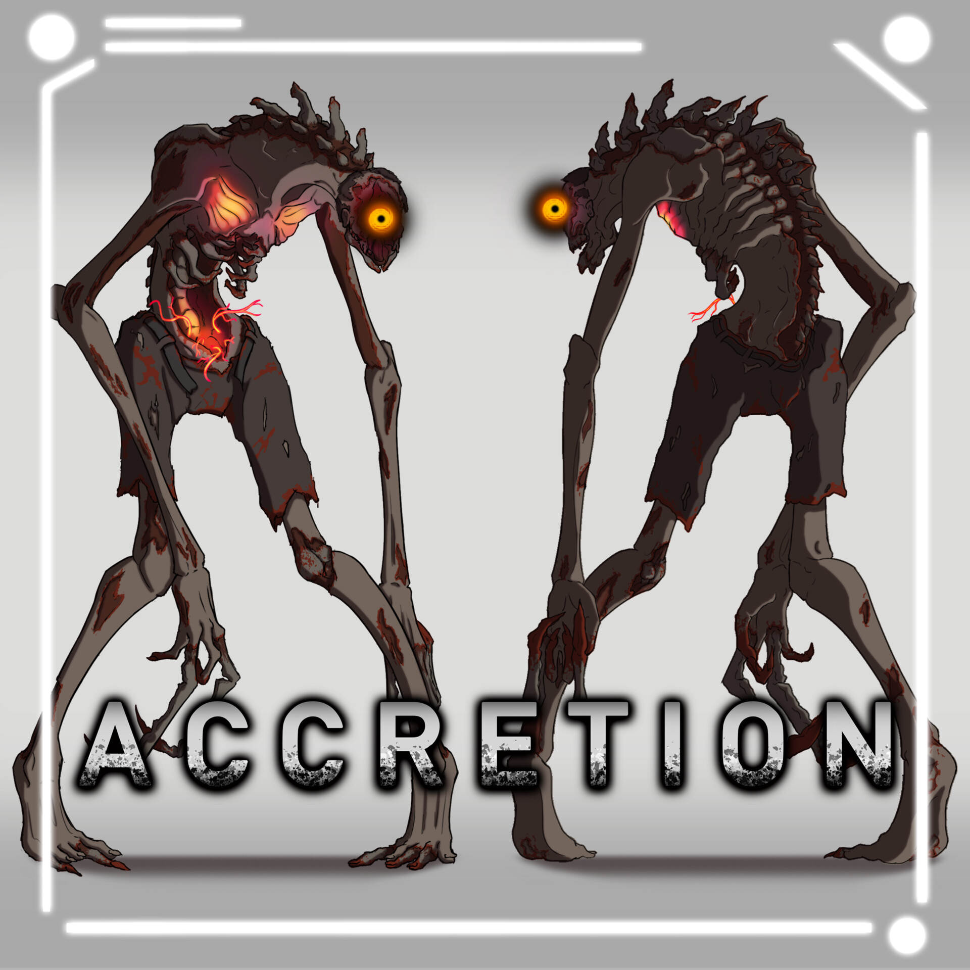 ArtStation - Accretion Concept Art Project - The Stalker Design and Process
