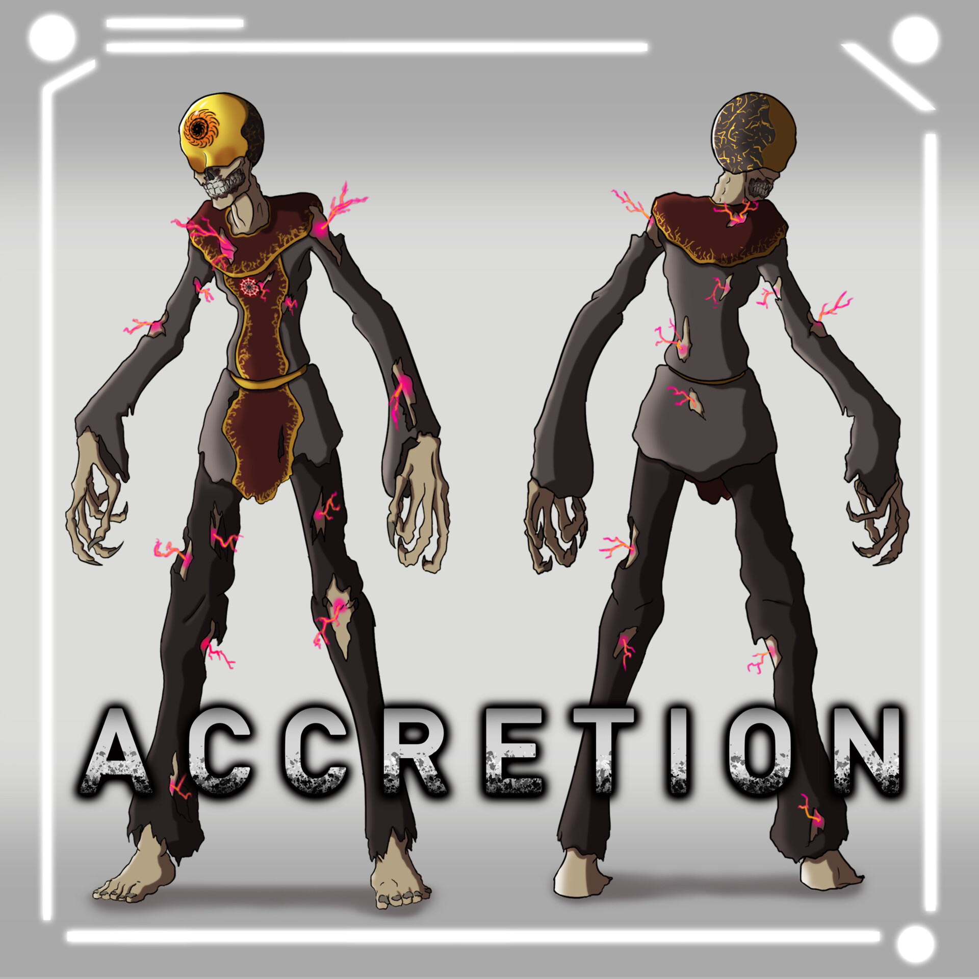 ArtStation - Accretion Concept Art Project - The Cultist Design and Process