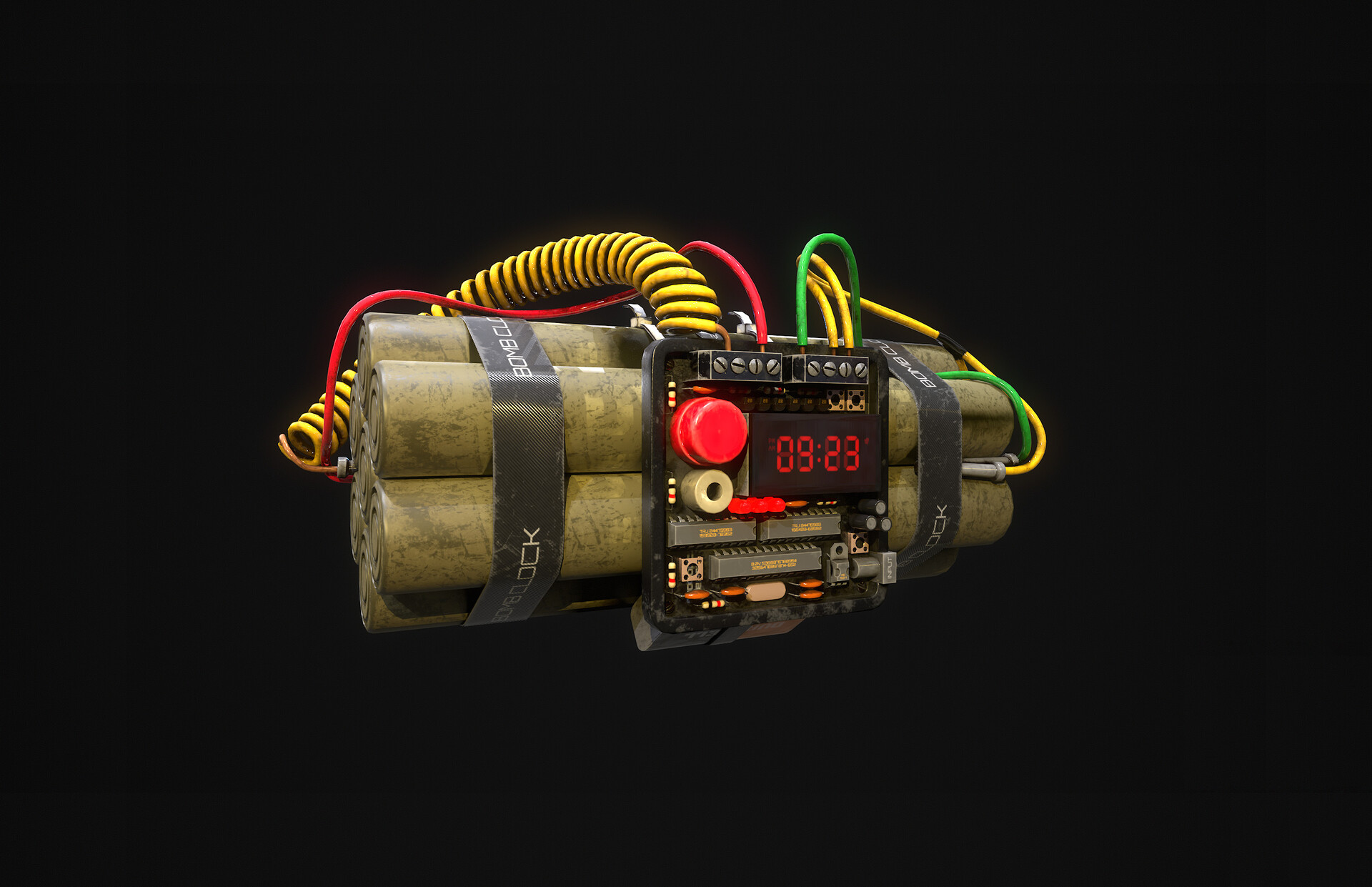 ArtStation - Dynamite - Prop for videogame