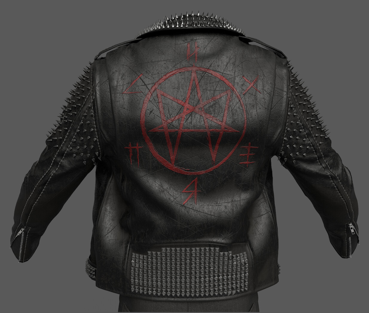 ArtStation - Undeads.com - Trailer - Zombie_Punk - Cloth Texturing