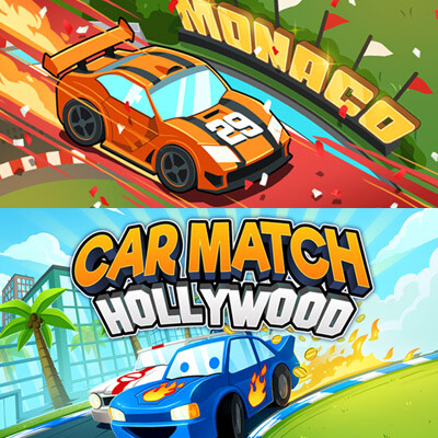 ArtStation - Car Match - Notifications and Logo Designs