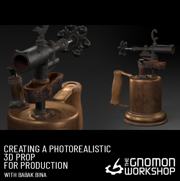 ArtStation - The Gnomon Workshop: CREATING A PHOTOREALISTIC 3D PROP FOR PRODUCTION