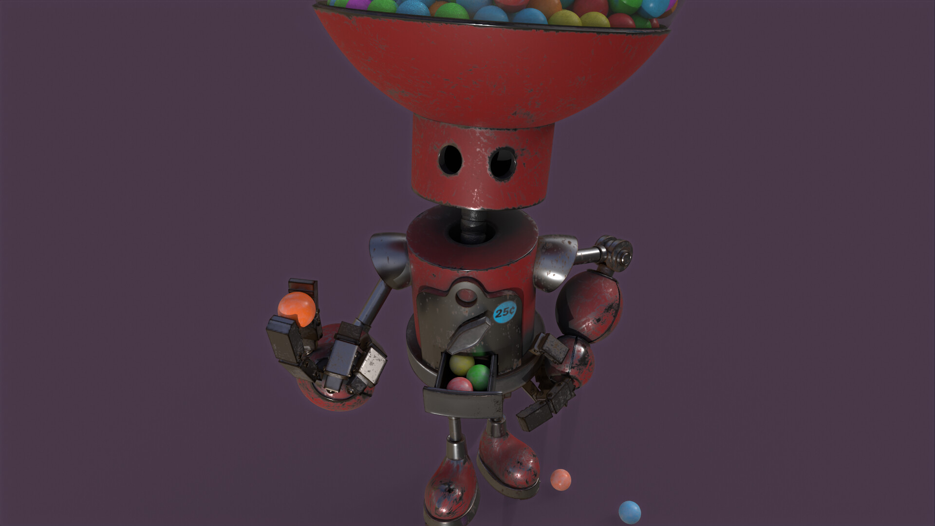 ArtStation - Gumball Robot