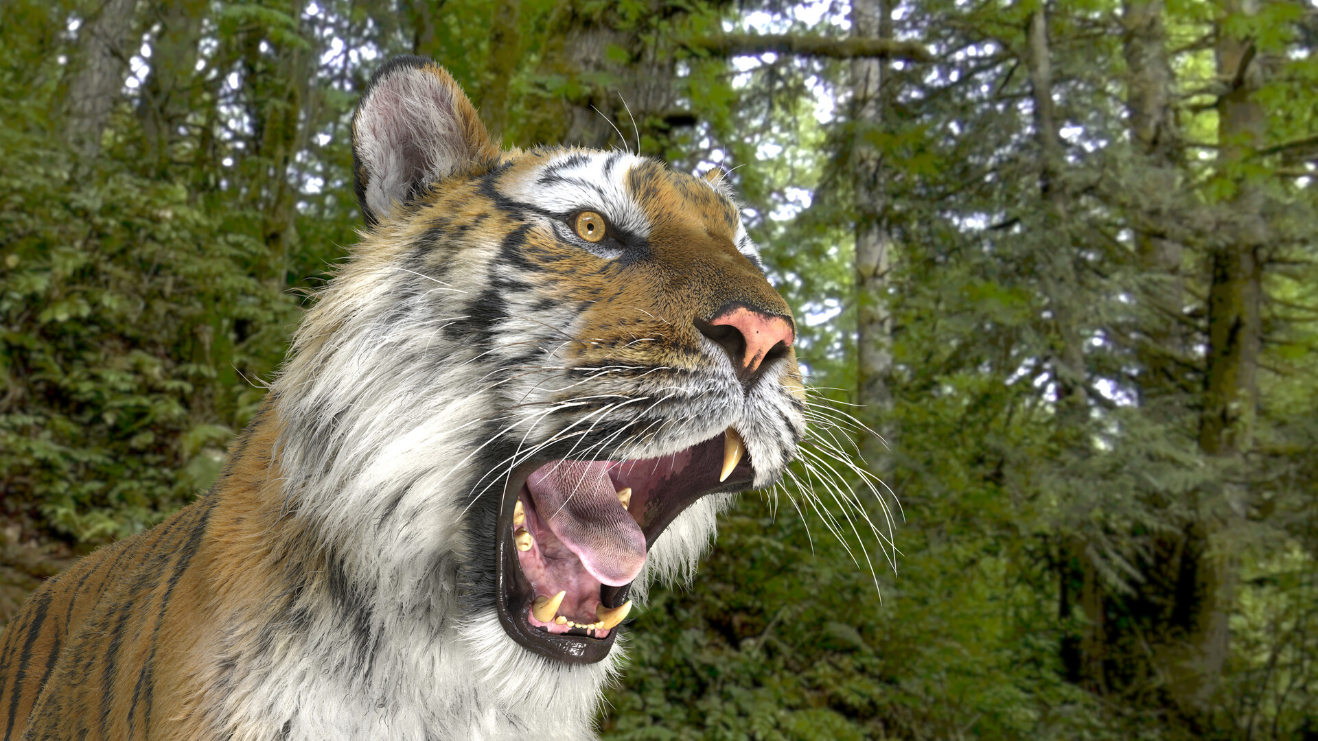 ArtStation - JANE - Tiger: Close-ups and Turntable