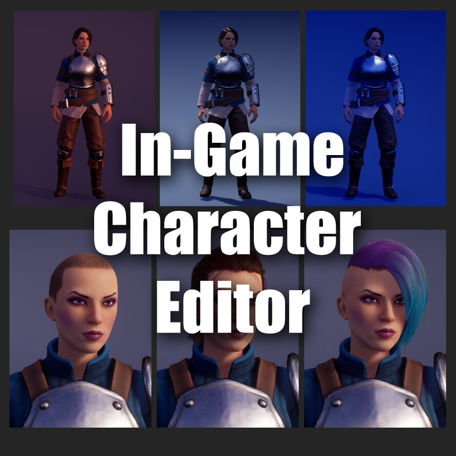 ArtStation - In-Game Character Editor (Proof of Concept)