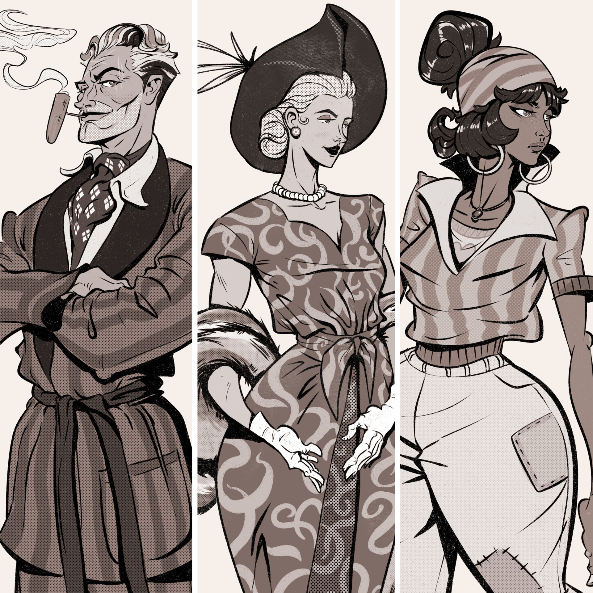 ArtStation - Zoot Suits & Cigarettes 2
