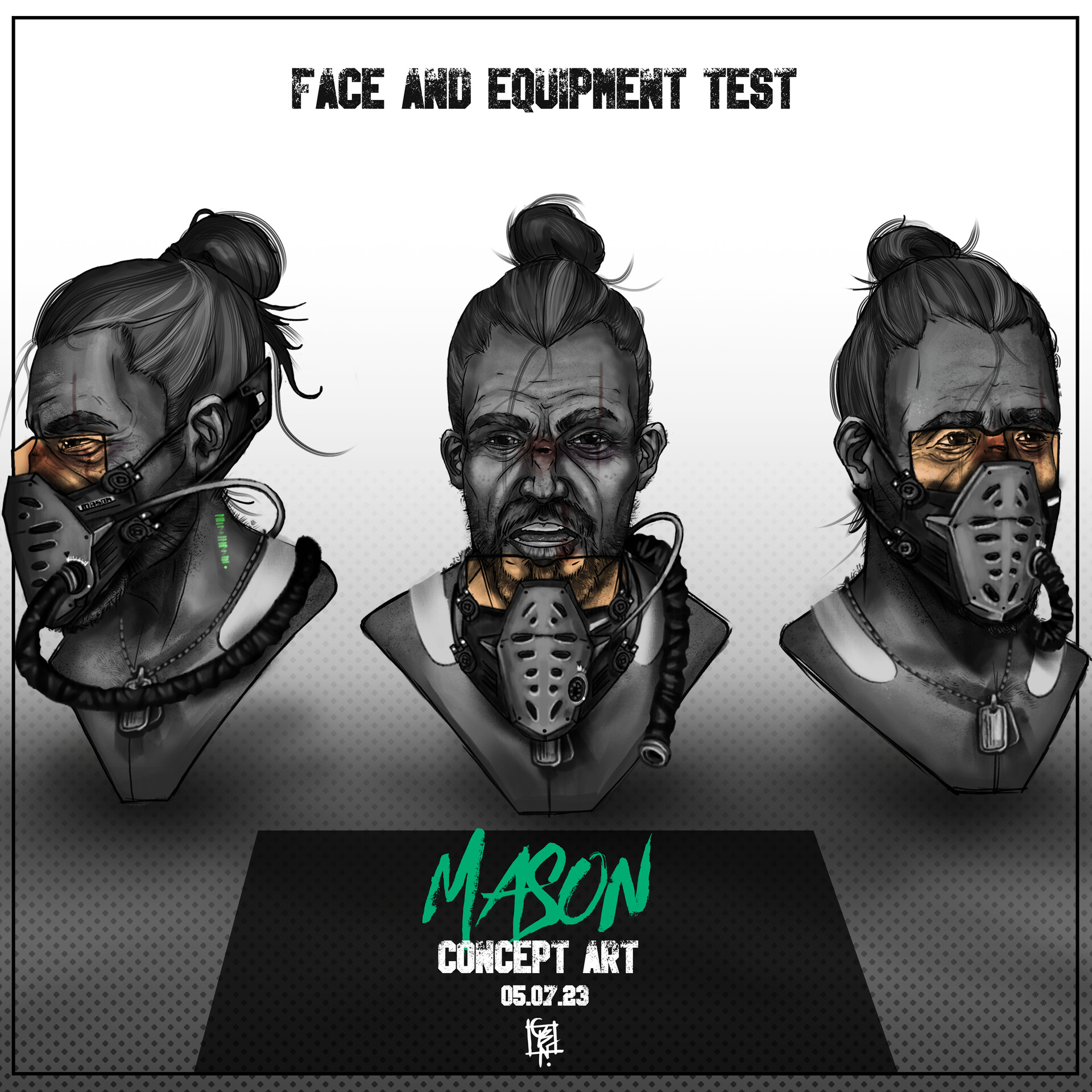 ArtStation - Mason character design WIP