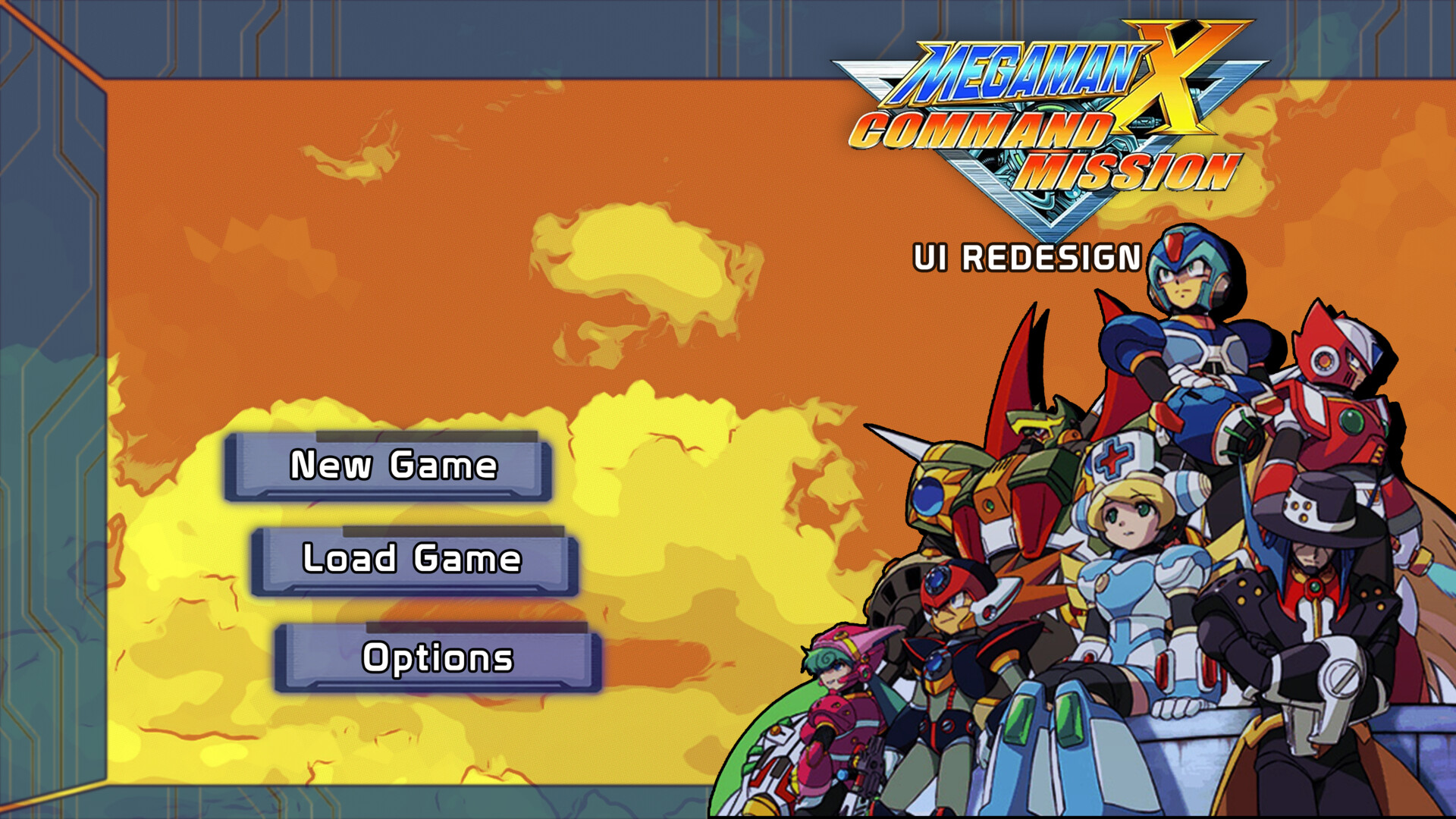 ArtStation - Megaman Command Mission X (UI/UX Redesign)